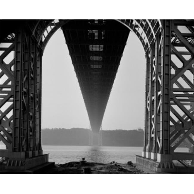 USA New York City Low Angle View Underneath George Washington Bridge ...