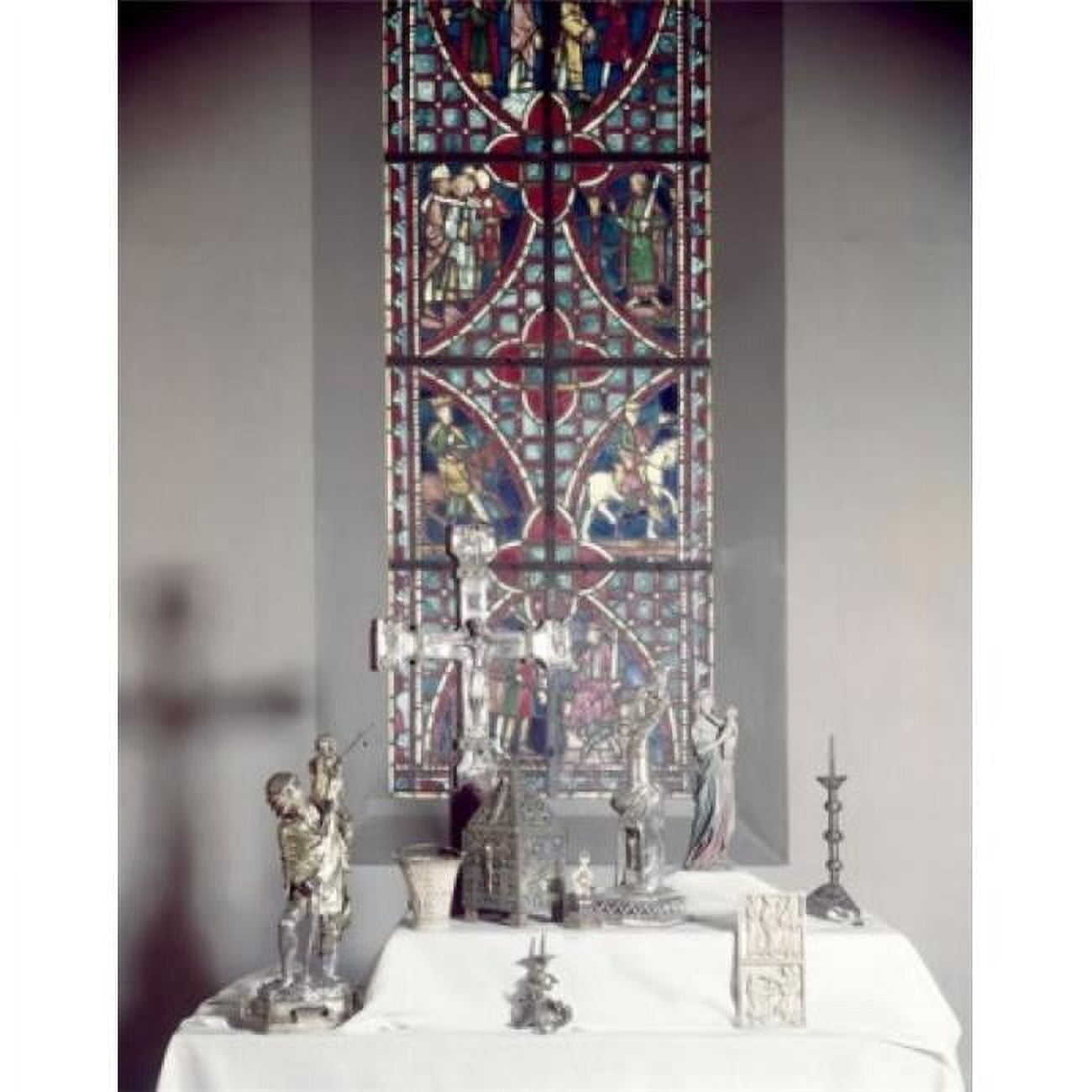 USA New York Metropolitan Museum of Art. Medieval Stained Glass ...