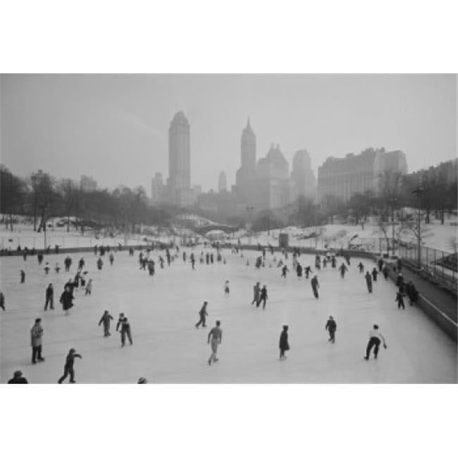 USA New York State New York City Central Park Wollman Memorial Skating ...