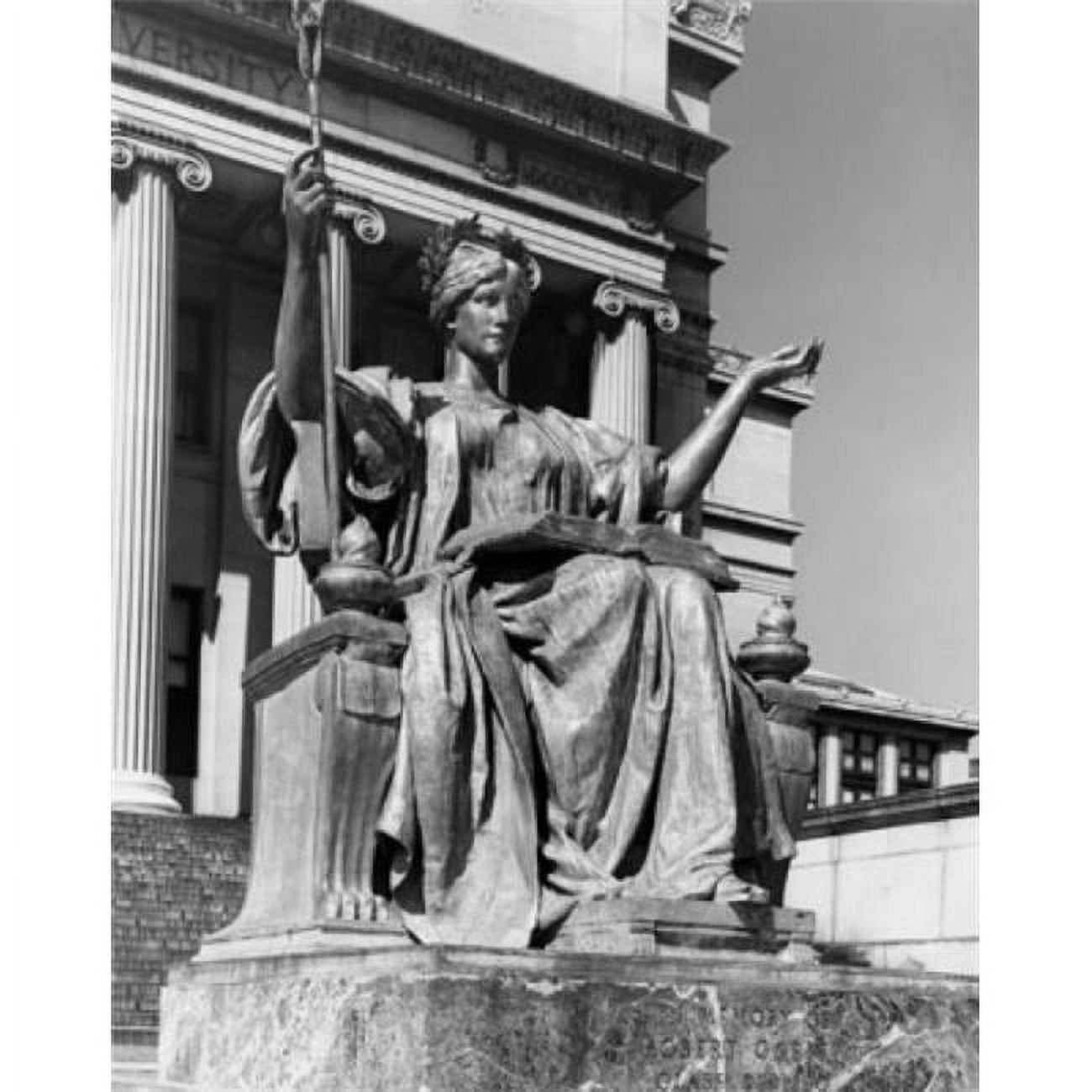 USA New York State New York City Columbia University Sculpture of Alma ...