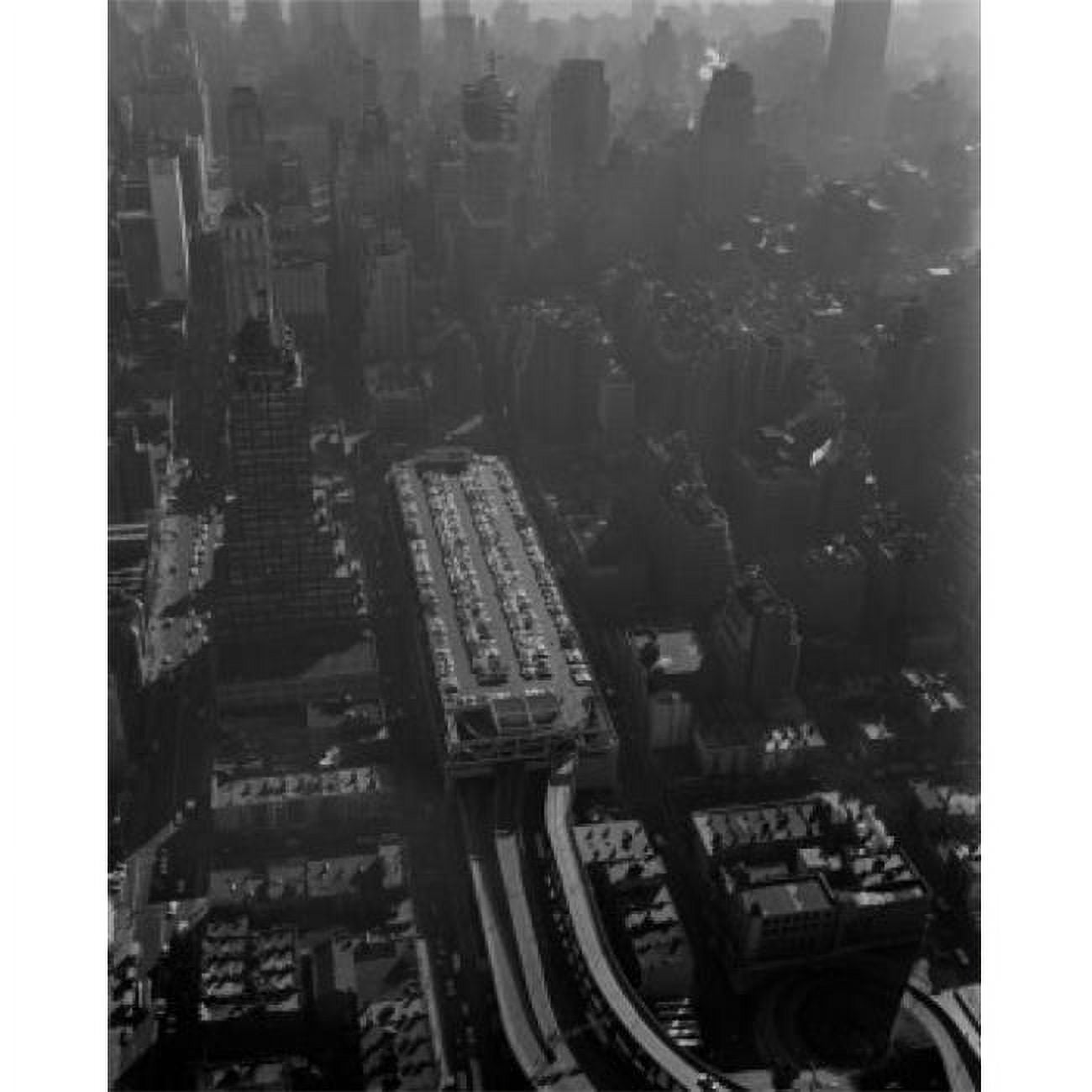 USA New York State New York City Midtown Manhattan Aerial View Poster ...