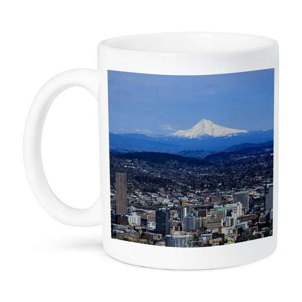 3dRose, USA, Oregon, Portland, Mt Hood from Pittock Mansion - US38 ...