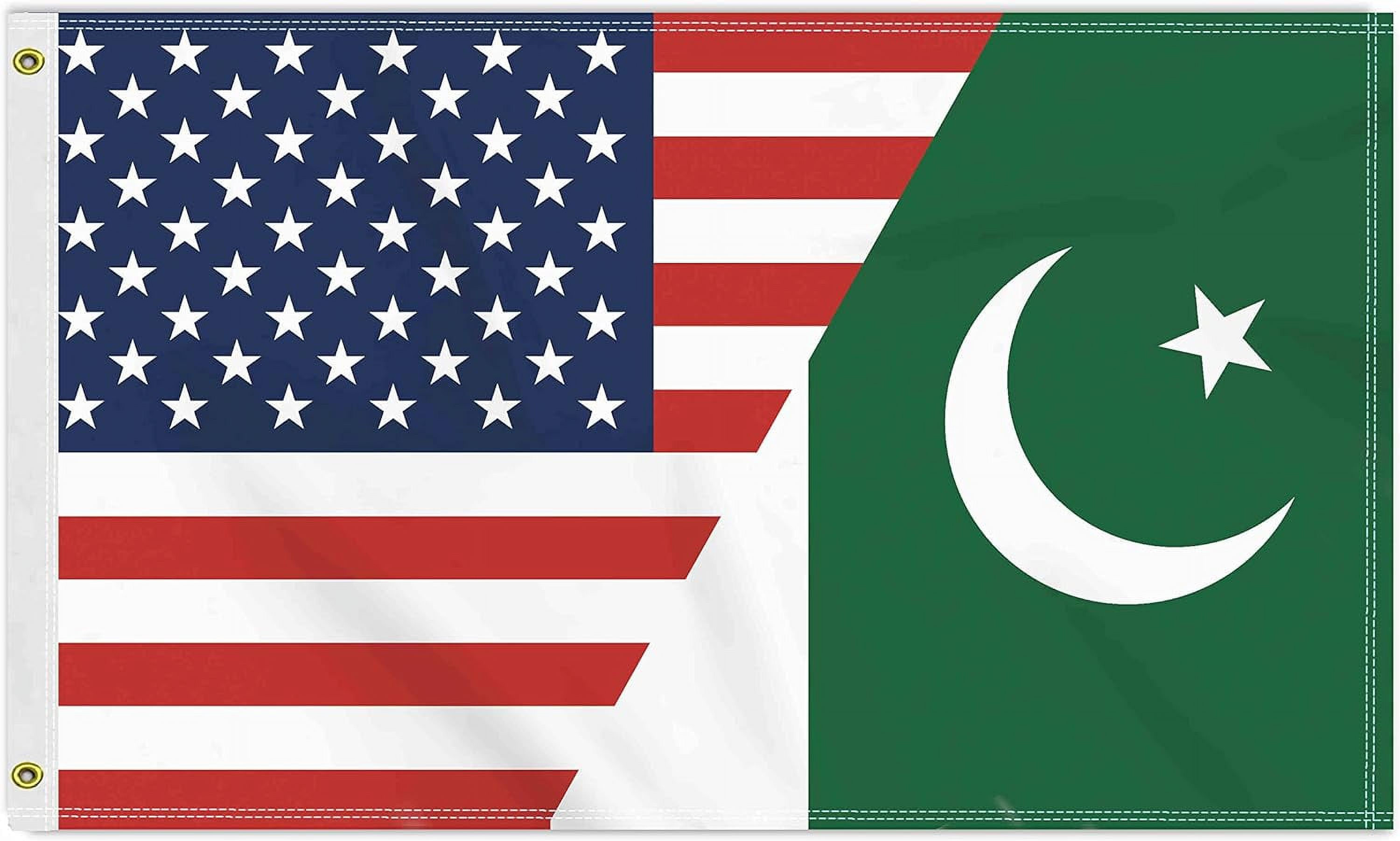 USA Pakistan Flag, 3Ply Polyester, Heavy Duty & Double Sided - Walmart.com