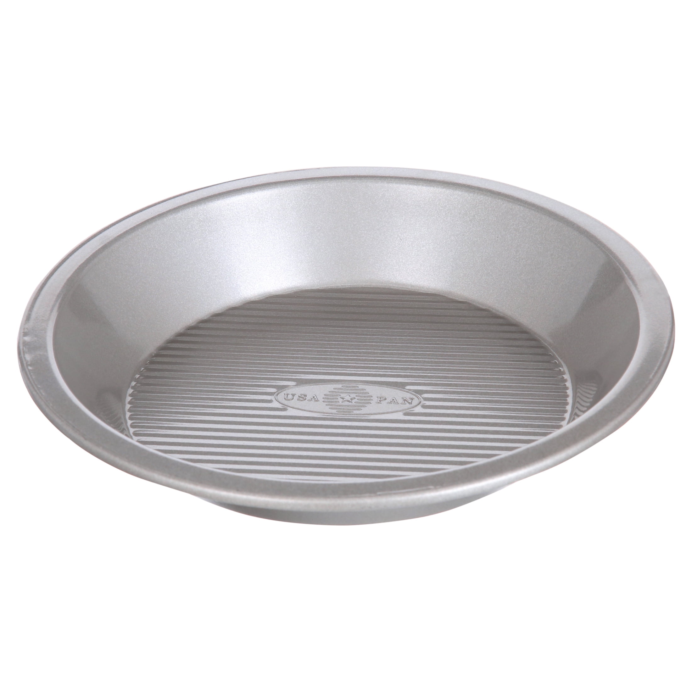 USA Pan, Bakeware Nonstick 9 inch Pie Pan with Corrugated Surface ...