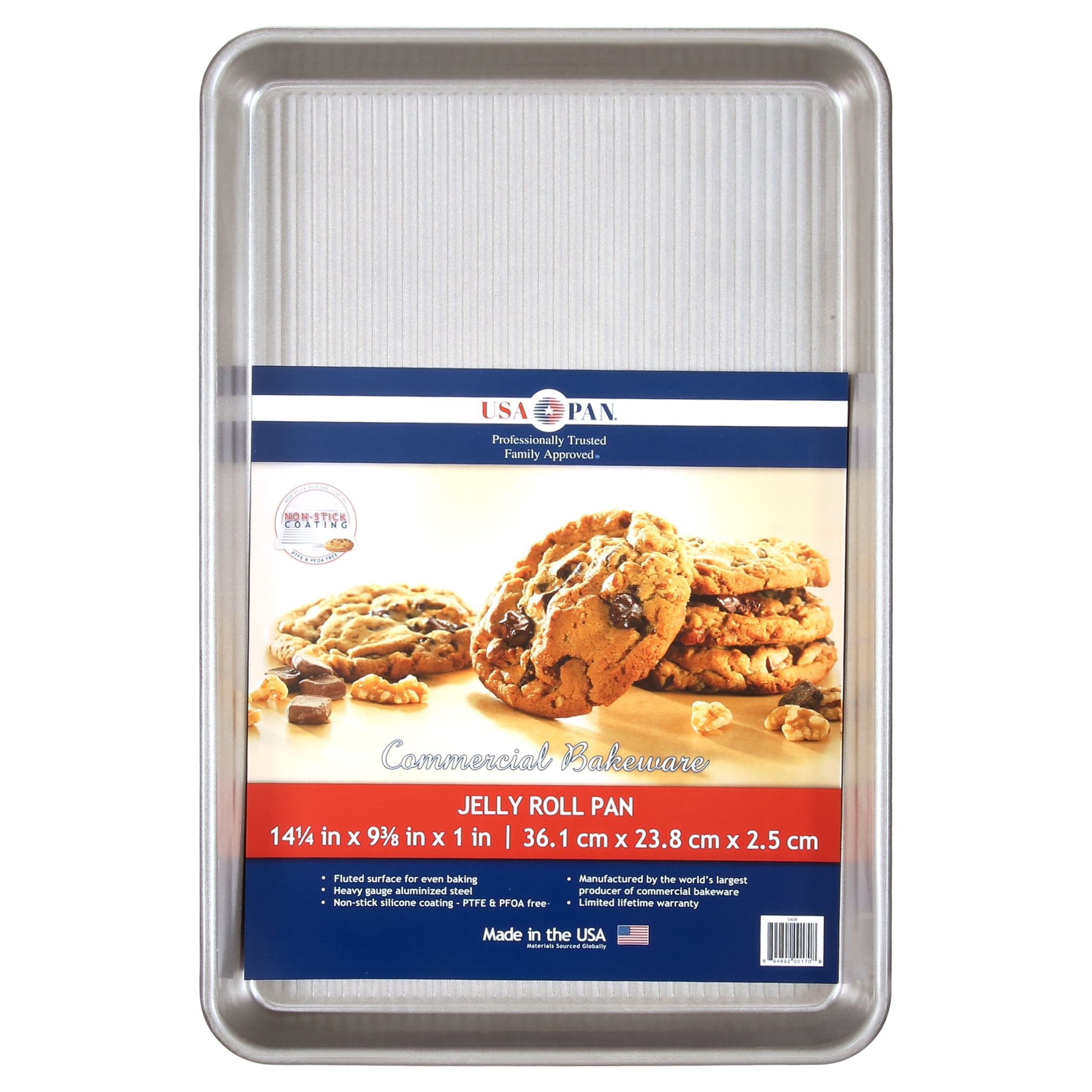 USA Pan Bakeware Nonstick Jelly Roll Pan - Walmart.com