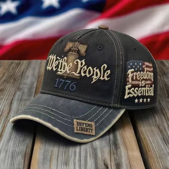 USA Patriotic Baseball Caps, United States 250th Anniversary Liberty ...