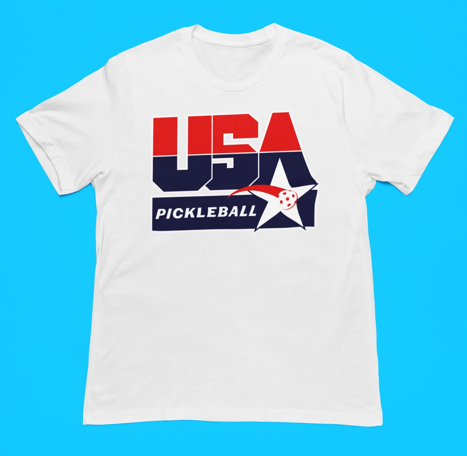 USA Pickleball 2024 NEW Men's Women's Premium Blend Jersey T-Shirt ...