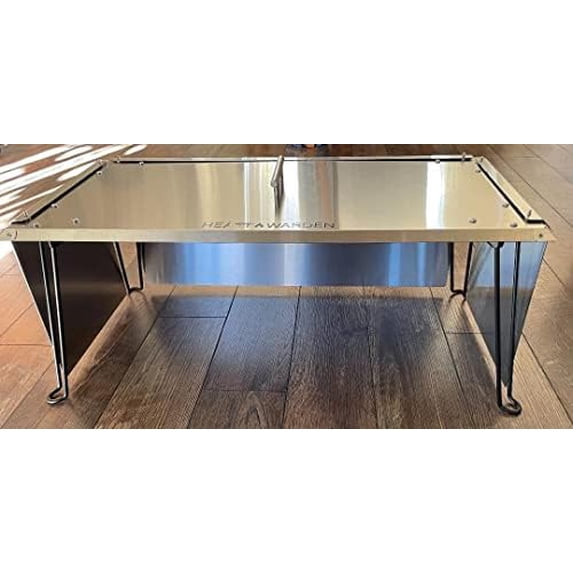 USA Premium Rectangle Heat Deflector System with 3 Stainless Steel ...