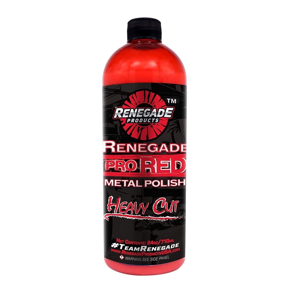 USA Pro Red Liquid Metal Polish - Heavy Cut Aluminum Metal Polish High ...