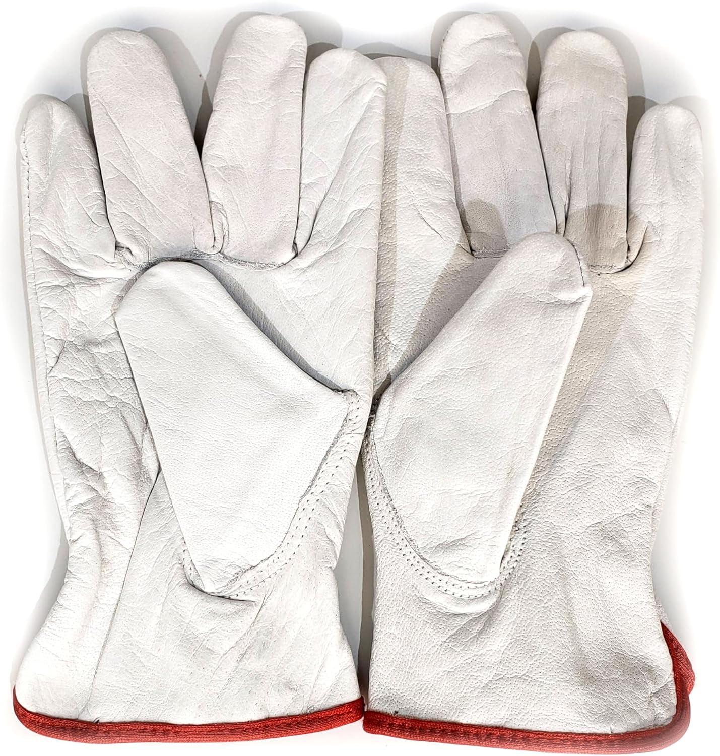USA Pro Tools Cowhide Leather Gloves for Truck Drives, Warehouse ...
