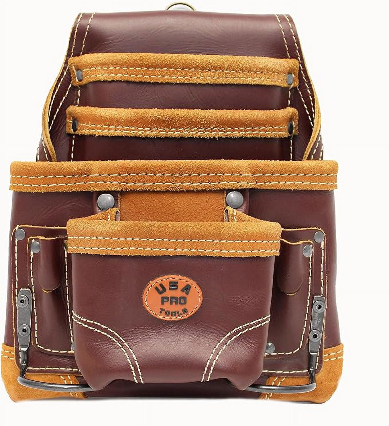 USA Pro Tools Leather Tool Pouch for Carpenter | Best for Electricians ...