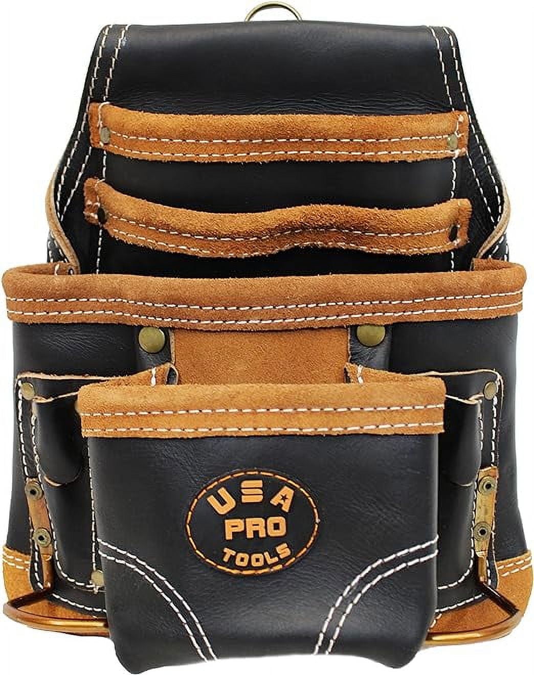 USA Pro Tools Leather Tool Pouch for Carpenter | Best for Electricians ...