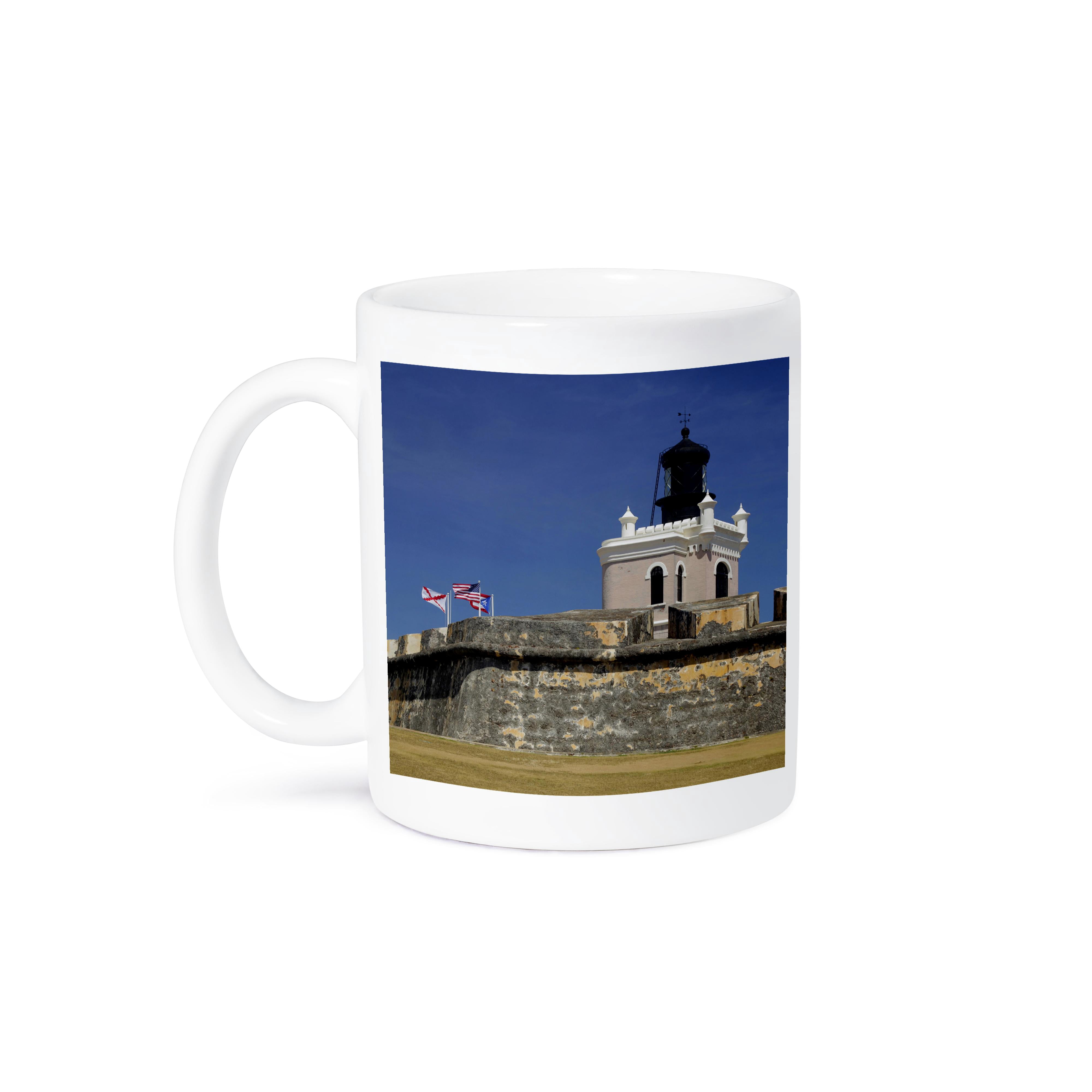3dRose, USA, Puerto Rico, San Juan. Lighthouse, El Morro Fort - CA27 ...