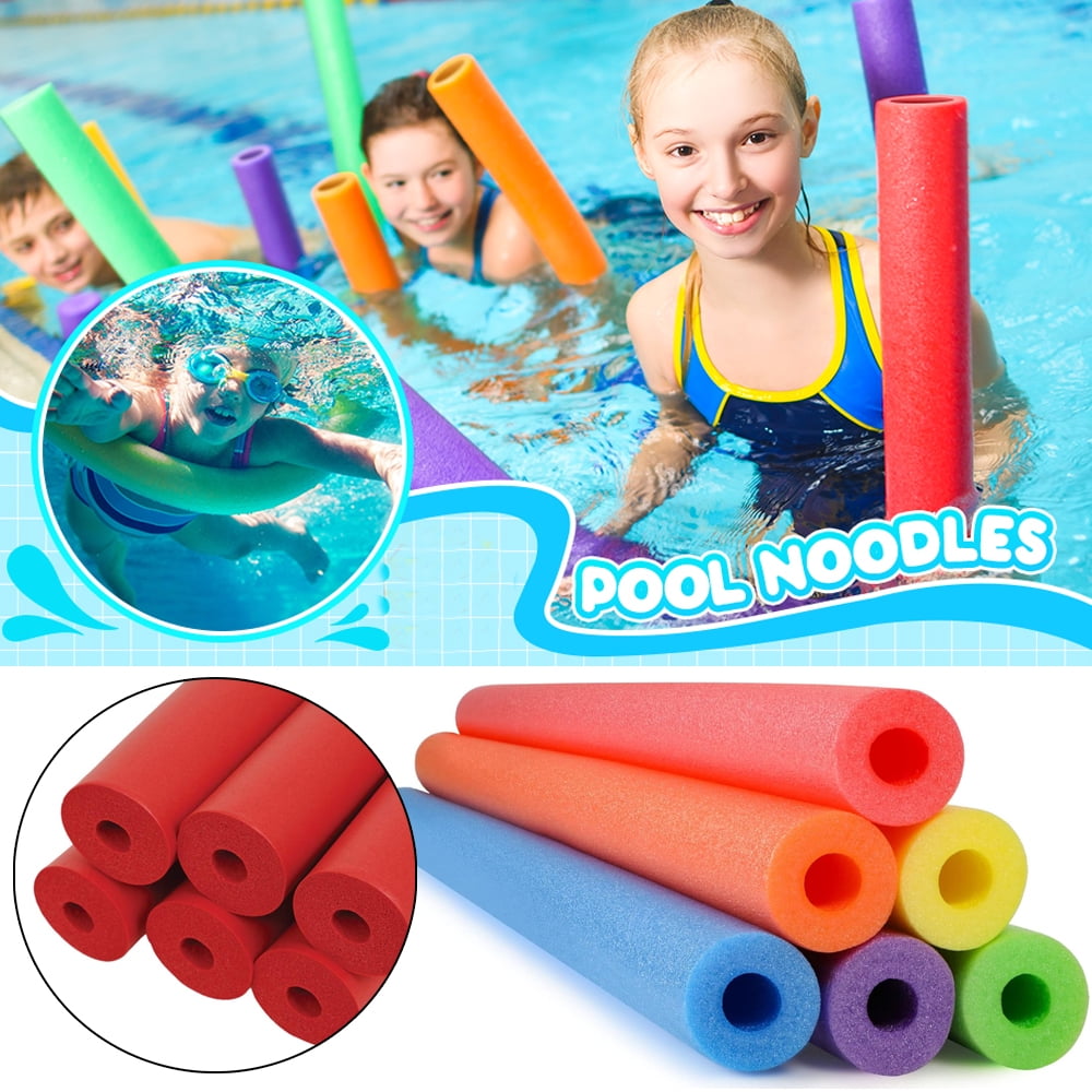 USA Retail Products 59 Inch Hollow Foam Pool Noodle, Bright Foam, Red ...
