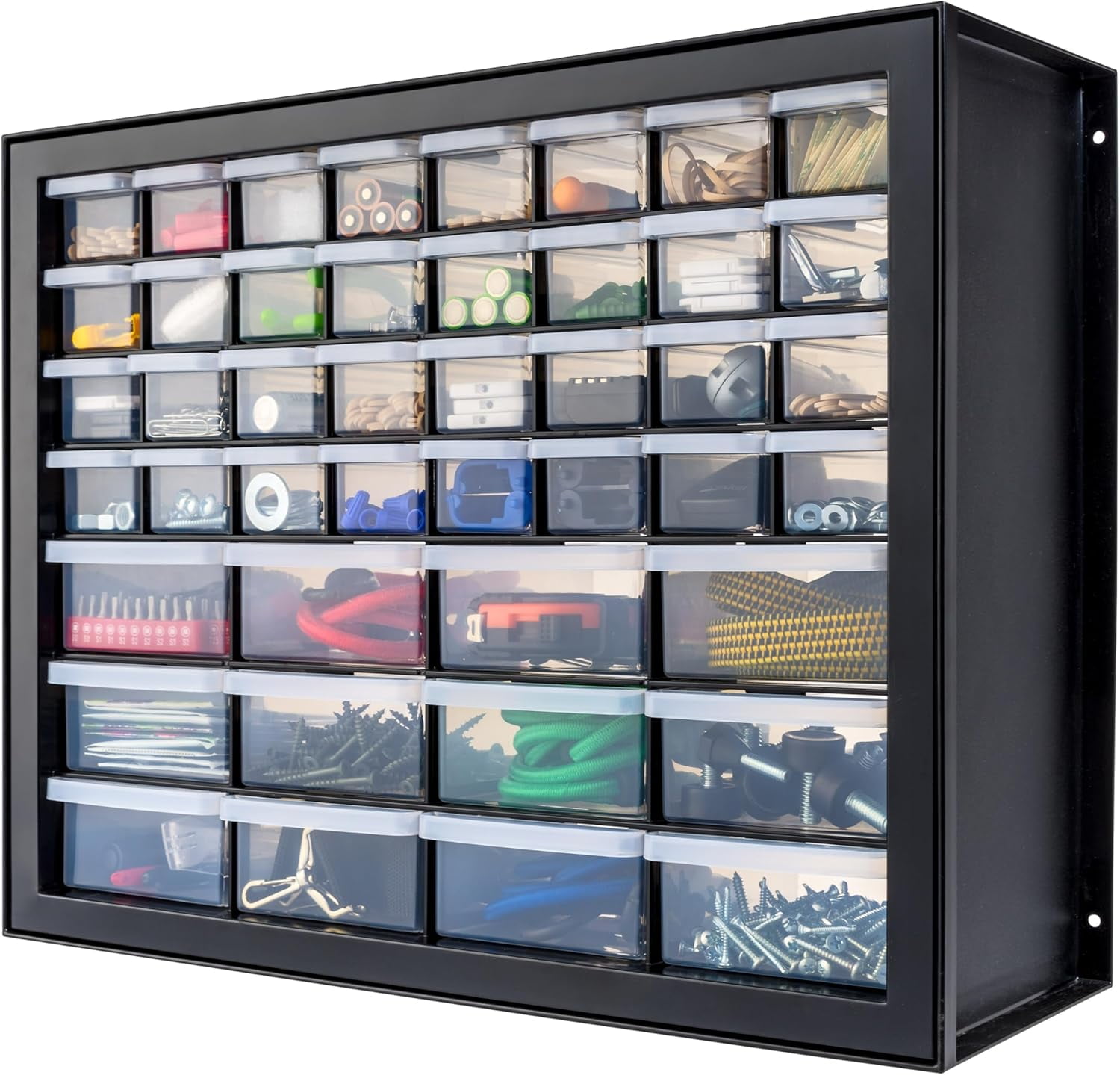 USA Screw Tool Organizer Small Parts Cabinet Chest, 44-Drawer Hardware ...