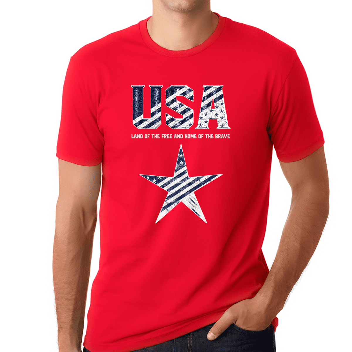 USA Shirts for Men Cool Patriotic Shirts 4th of July Shirts for Men ...