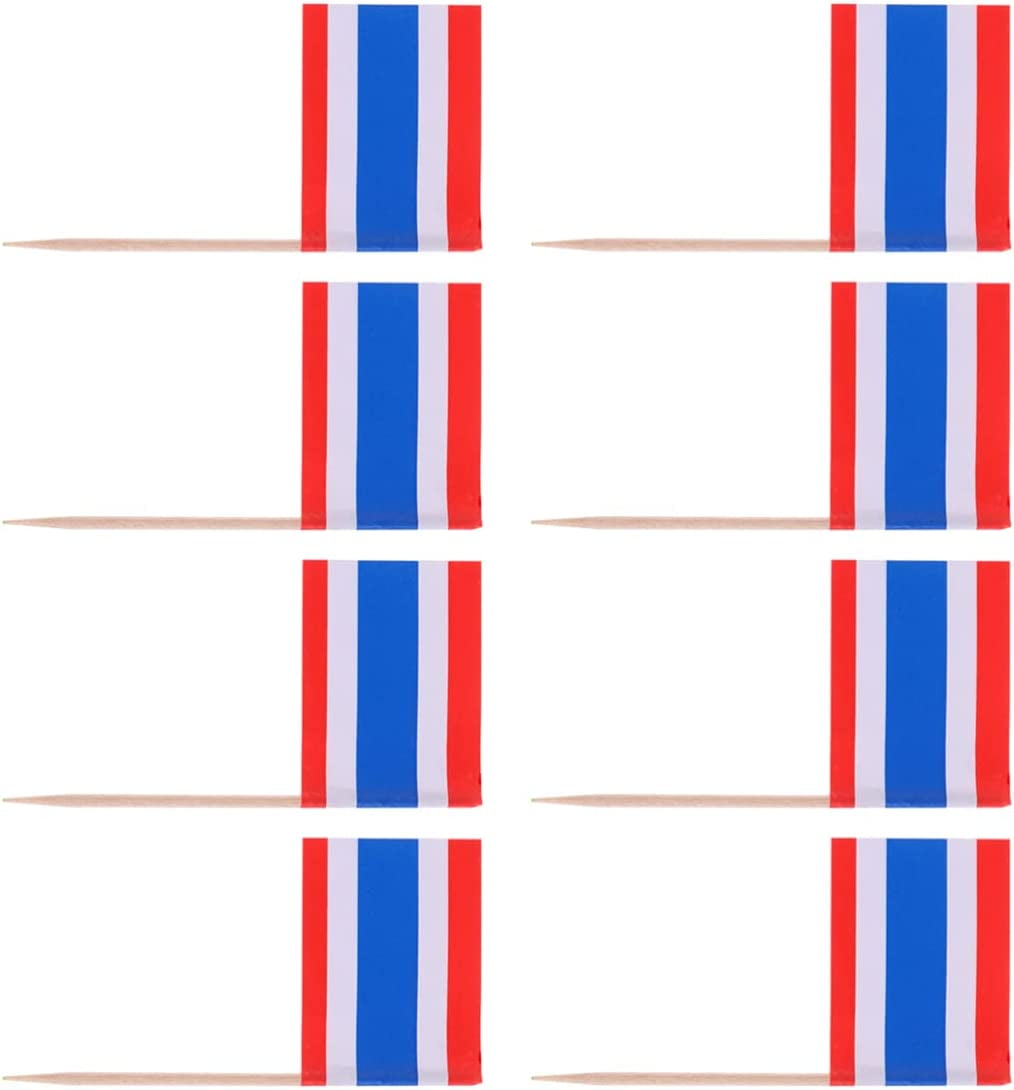 USA Soccer Flag 100pcs Thailand Toothpick Flag Thai Mini Small Cupcake ...