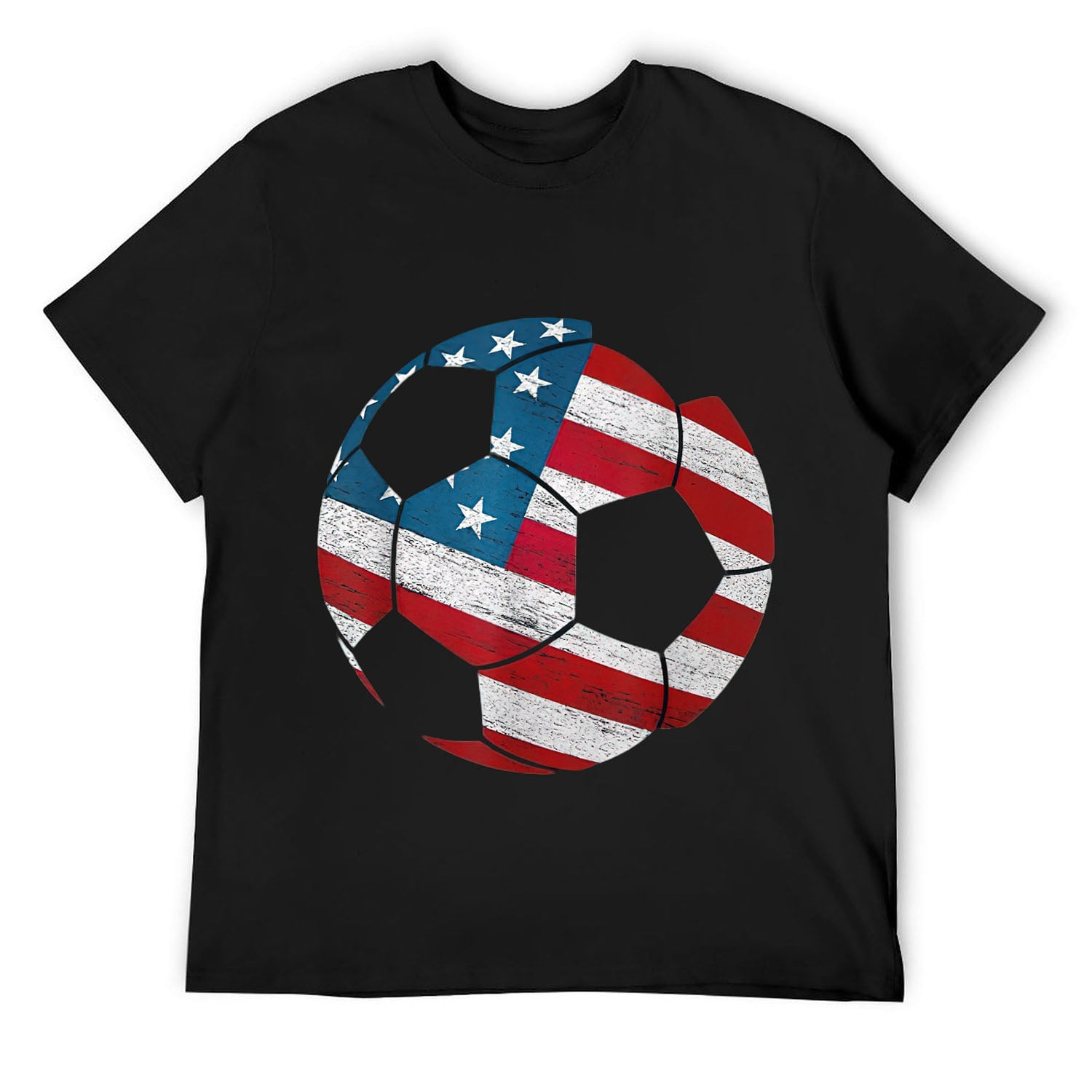 USA Soccer T-Shirt Women Men Kids American Flag Soccer Fan T-Shirt ...