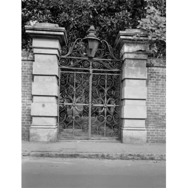 USA South Carolina Charlseton Sword Gates 1815-1820 Poster Print - 18 x ...