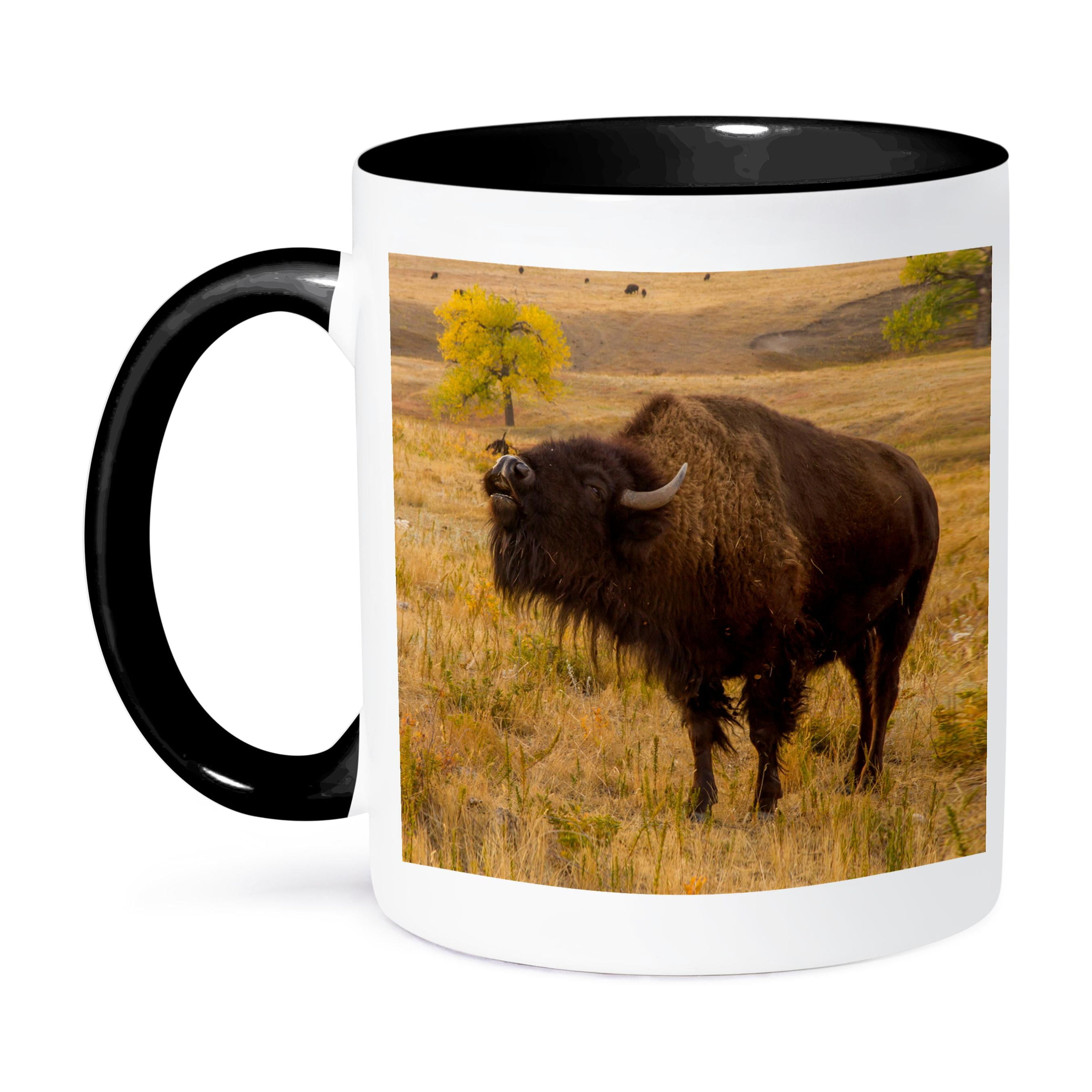 3dRose, USA, South Dakota, Custer State Park. Close-up of bellowing ...