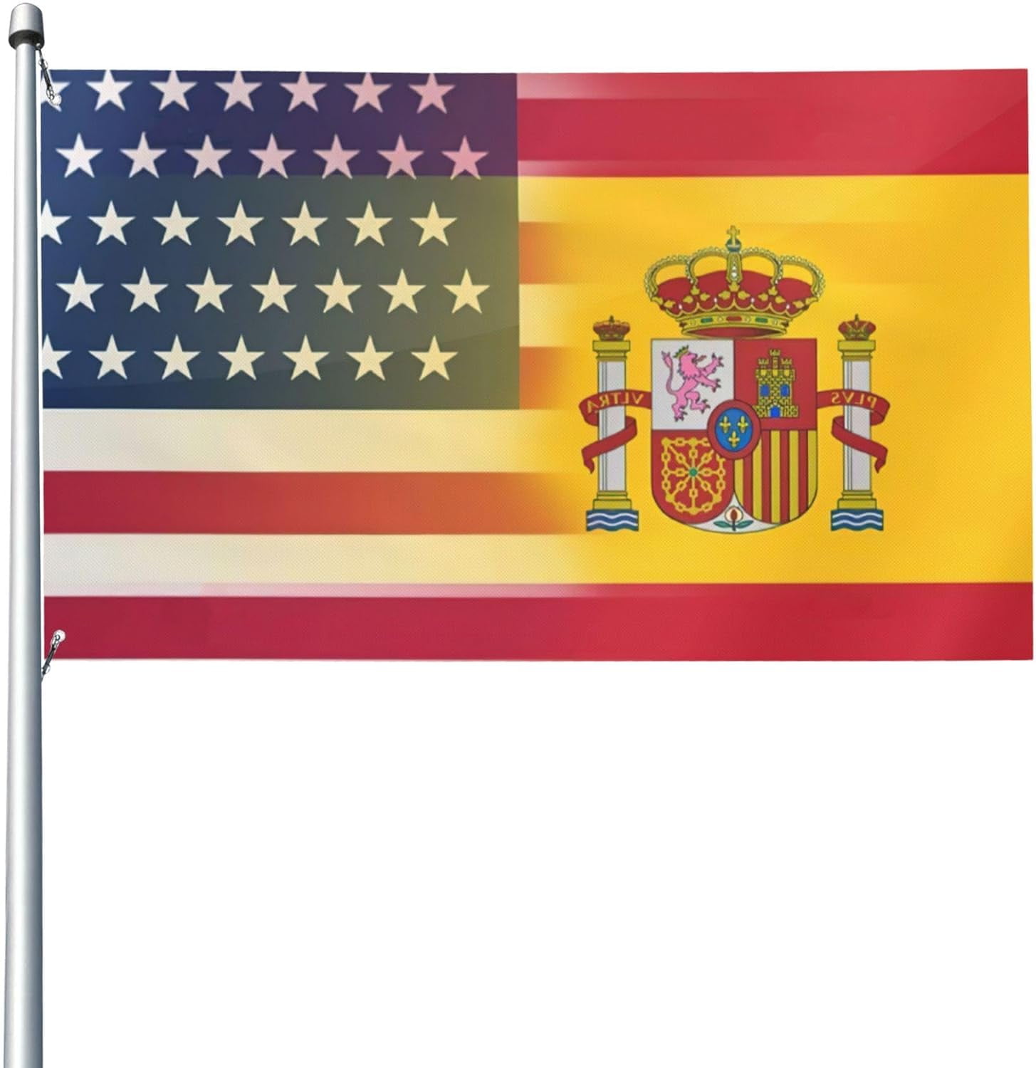 USA Spain Flag Home Garden Flag Banner Breeze Banner Sign Flags For ...