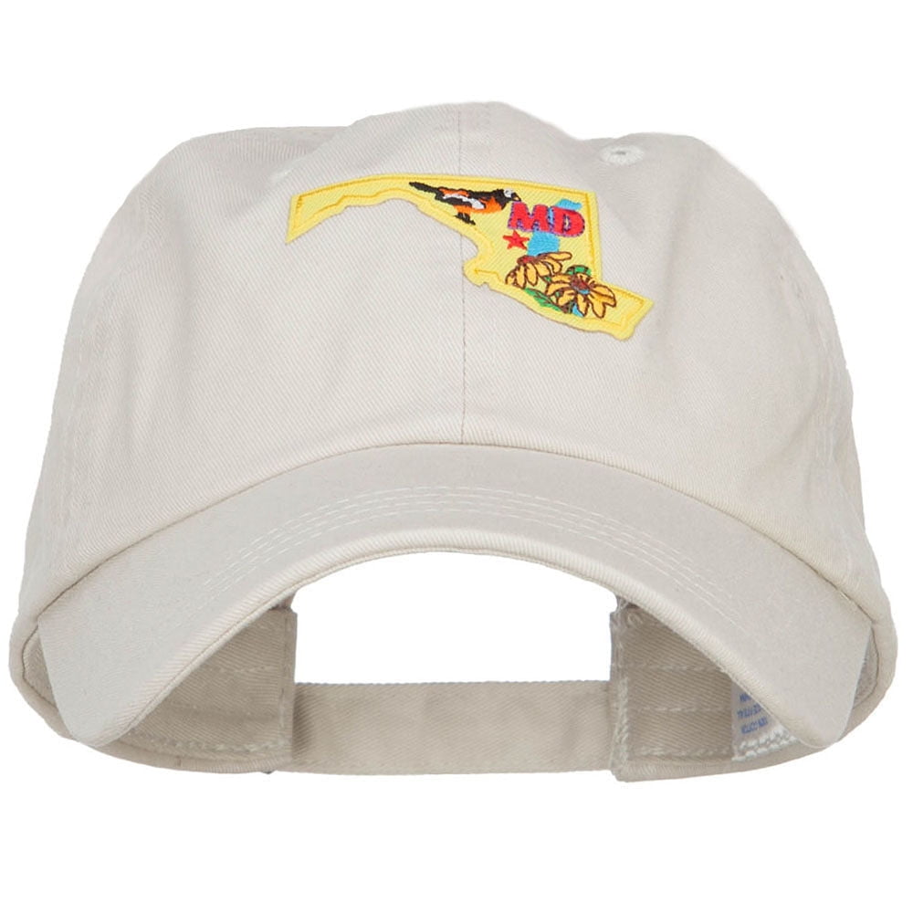USA State Maryland Patched Low Profile Cap - Putty OSFM - Walmart.com