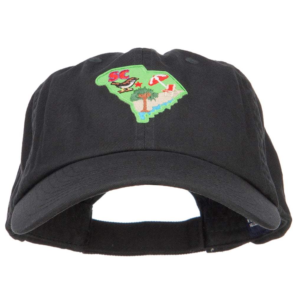 USA State South Carolina Patched Low Profile Cap - Black OSFM - Walmart.com