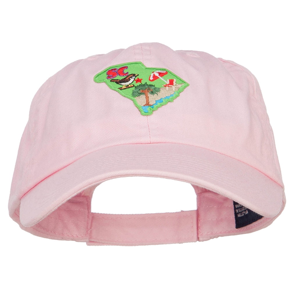 USA State South Carolina Patched Low Profile Cap - Pink OSFM - Walmart.com