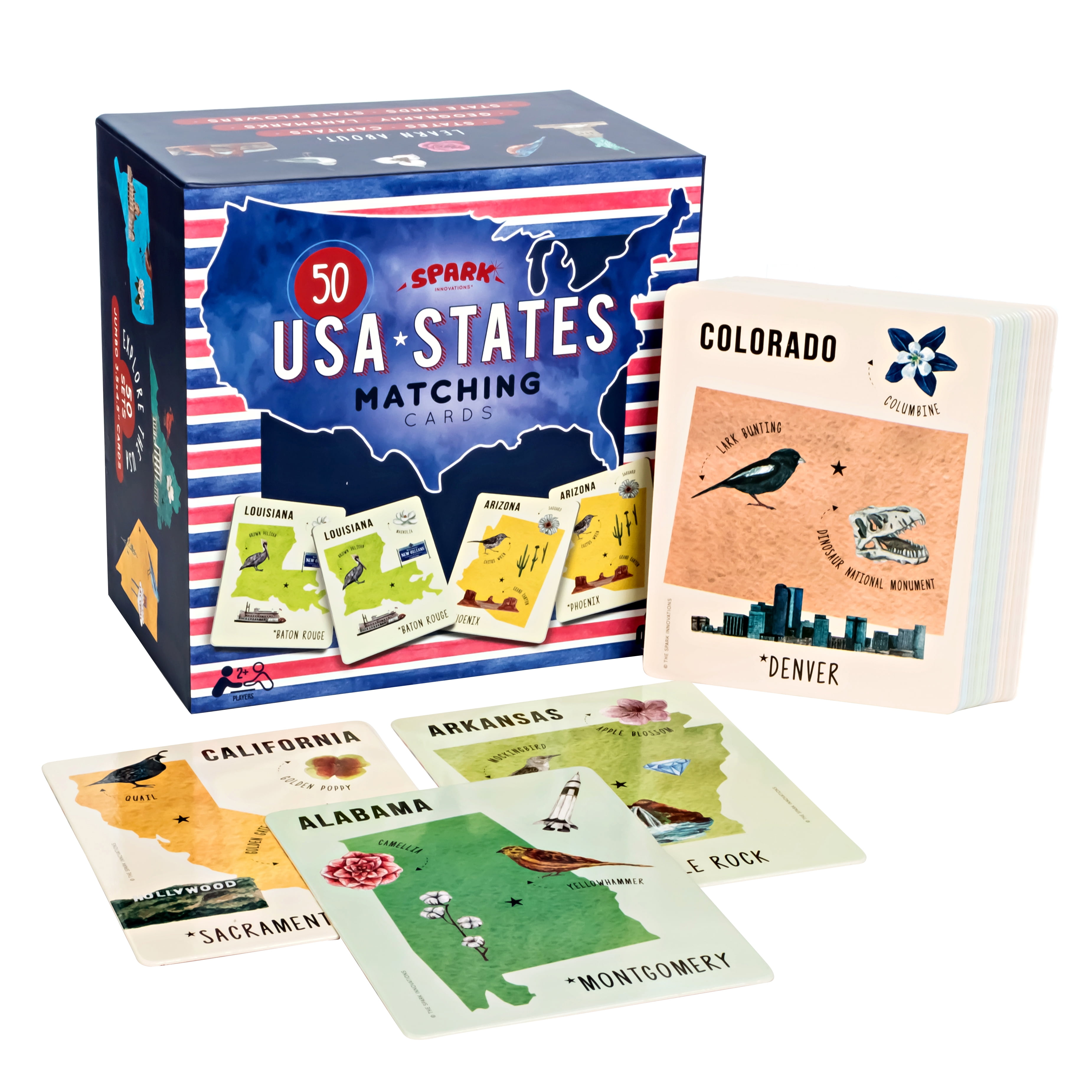 USA States Matching Card Games, Educational Kids Games, Learn States ...
