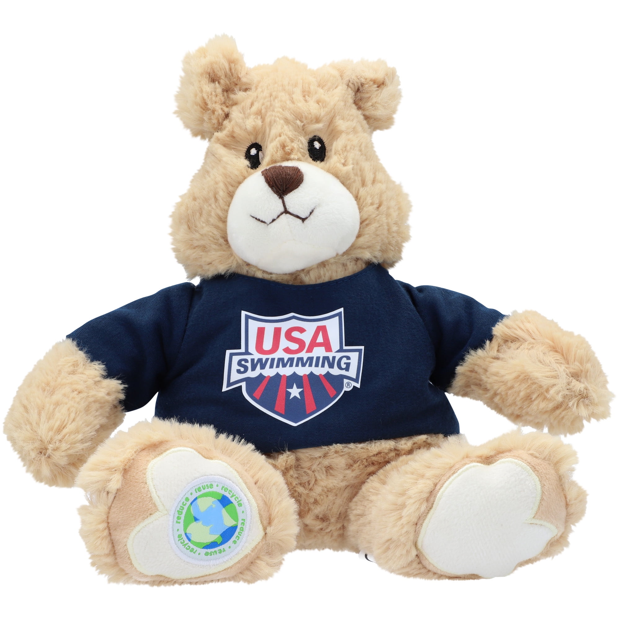 USA Swimming Recycle Bear Ethel Plush - Walmart.com