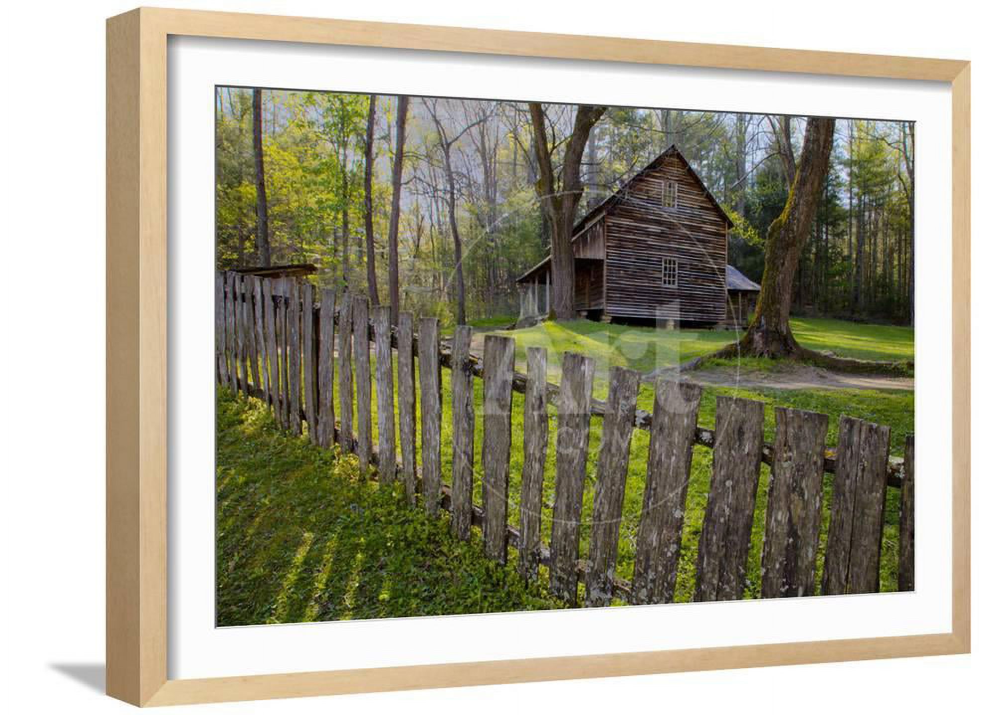 USA, Tennessee, Cabin in Cades Cove, Framed Art Print Wall Art by ...