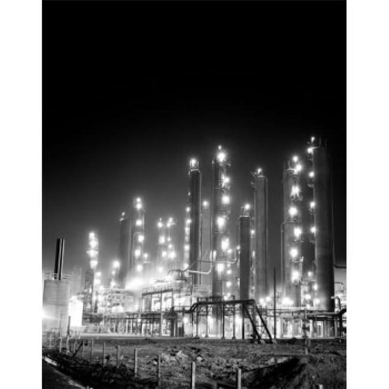 USA Texas Oil Refinery Poster Print - 18 x 24 - Walmart.com