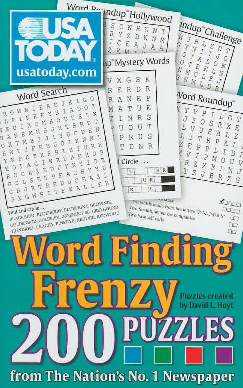 USA Today Puzzles: USA TODAY Word Finding Frenzy : 200 Puzzles ...