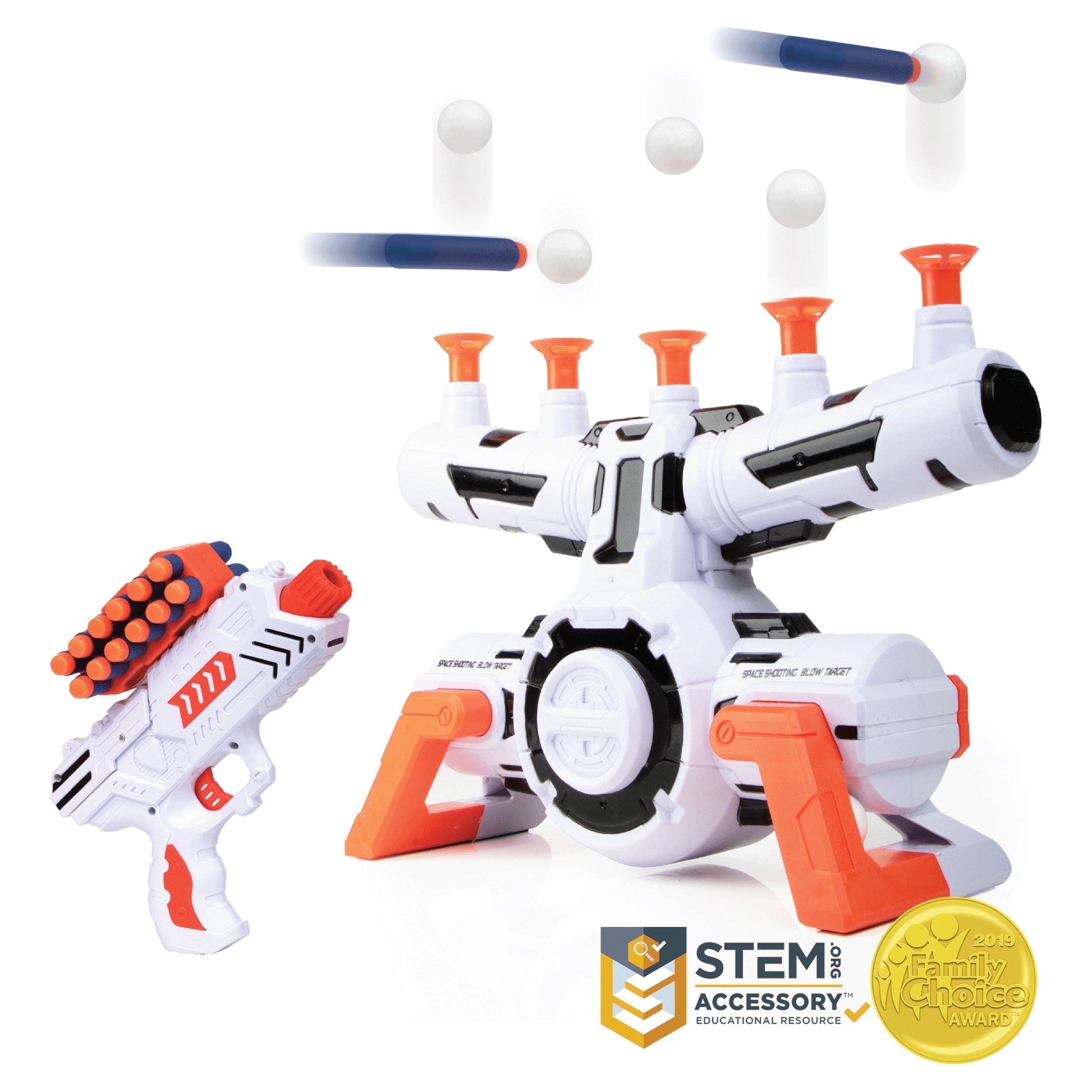 USA Toyz Astroshot Nerf Darts Blaster Game, Floating Targets, Indoor ...