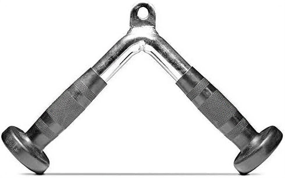 USA Tricep Press Push Down Bar V Handle Close Grip Cable Multi Gym ...