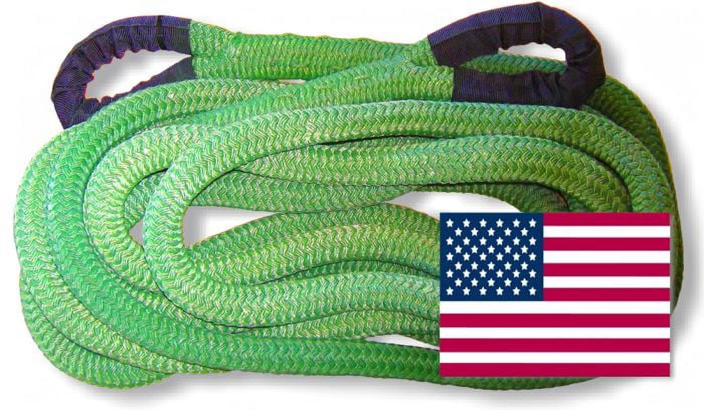 USA-USA-USA (Big Truck RECOVERY) 1-1/4 inch X 30 ft "GECKO GREEN ...