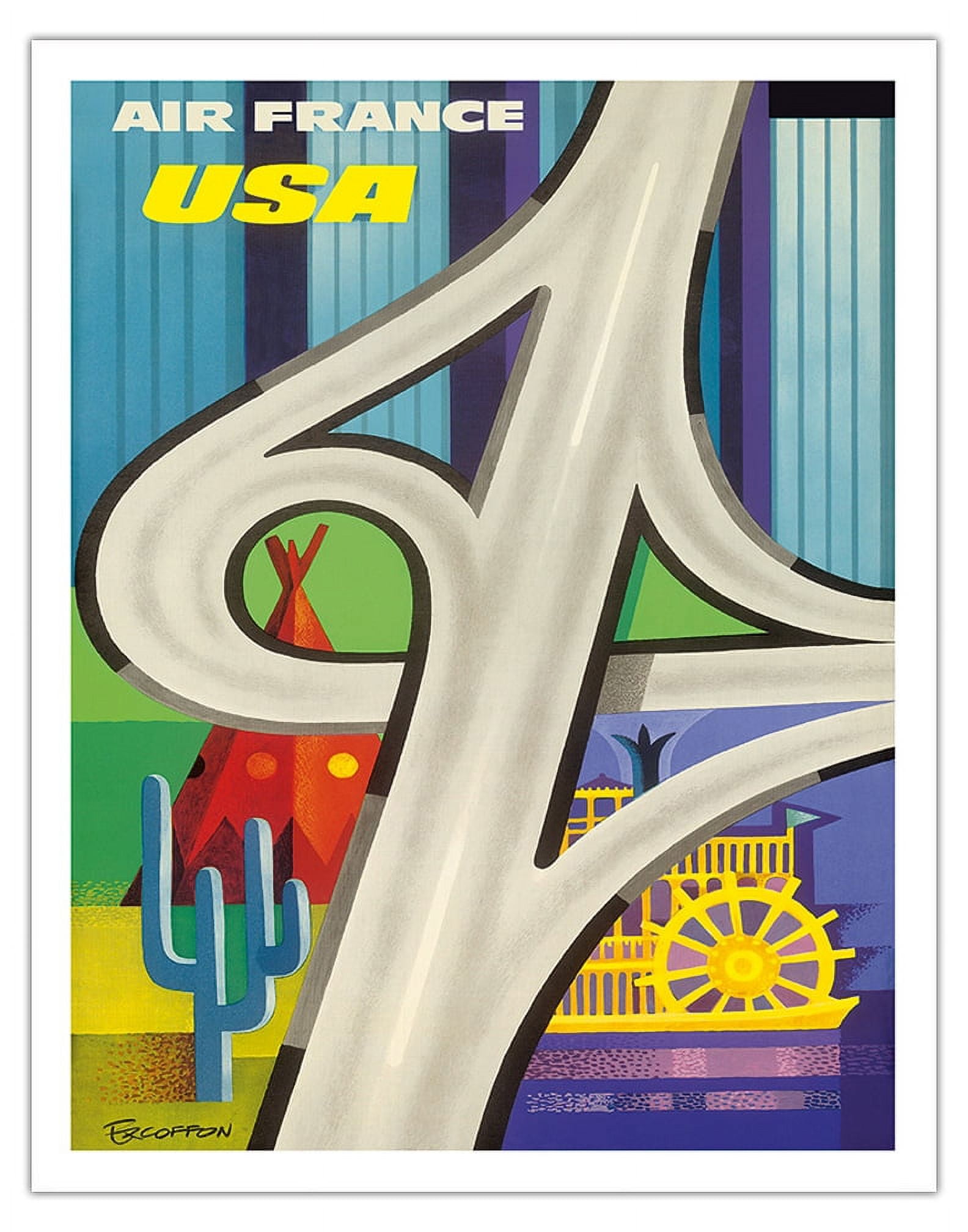 USA (United States of America) - Freeway & American Icons - France ...