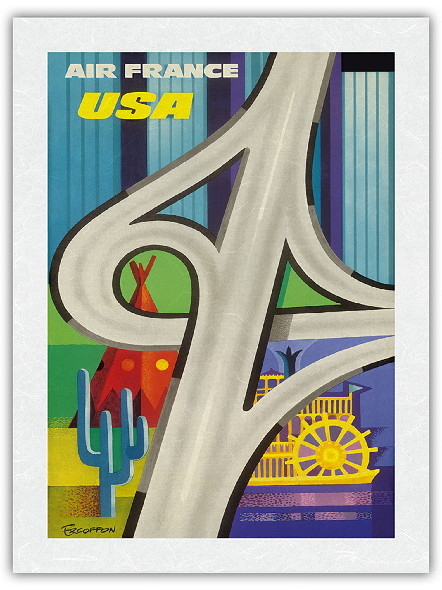 USA (United States of America) - Freeway & American Icons - France ...