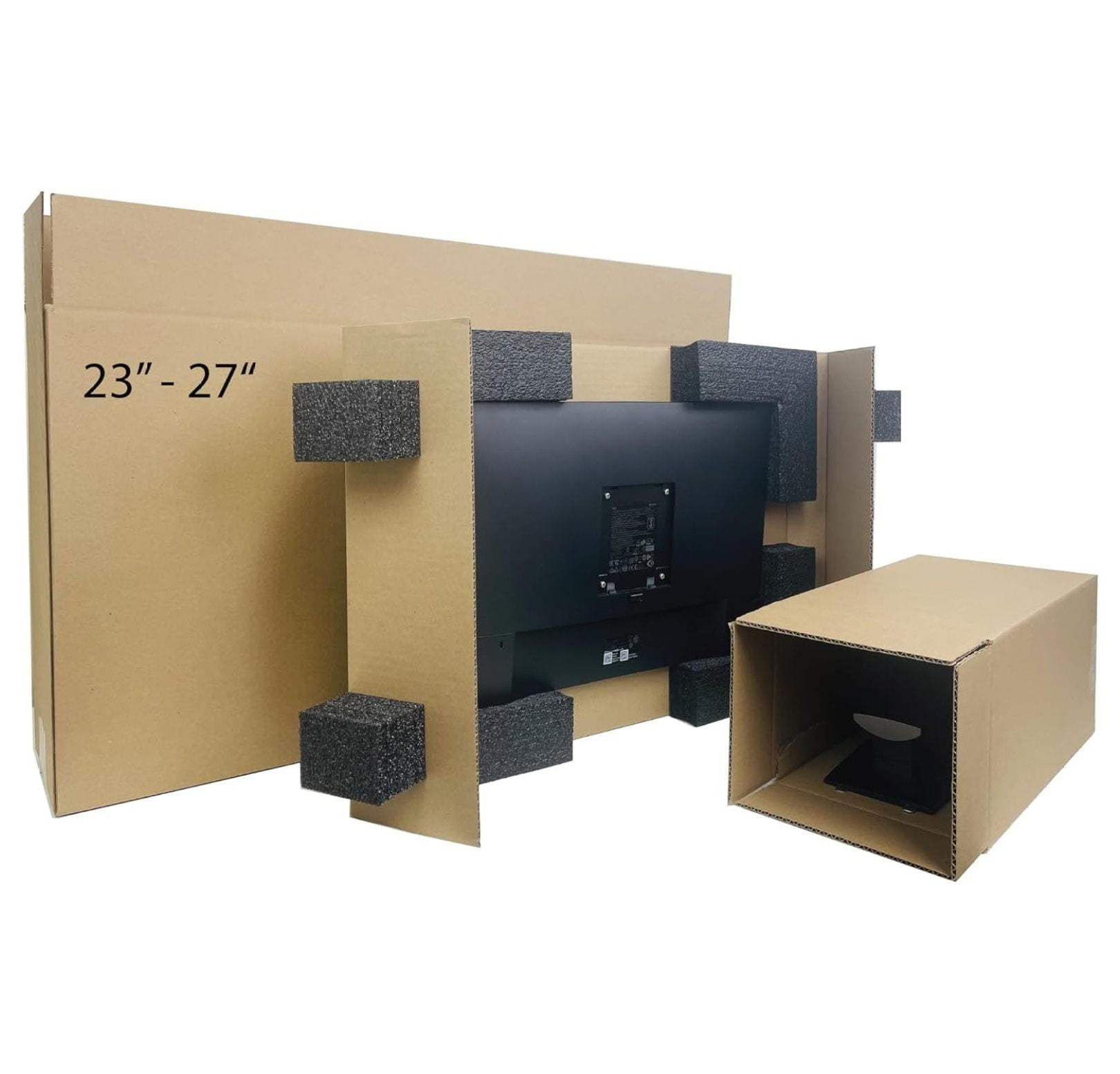 USA Universal 23" - 27" Monitor TV Shipping Box, Secure and Protective ...