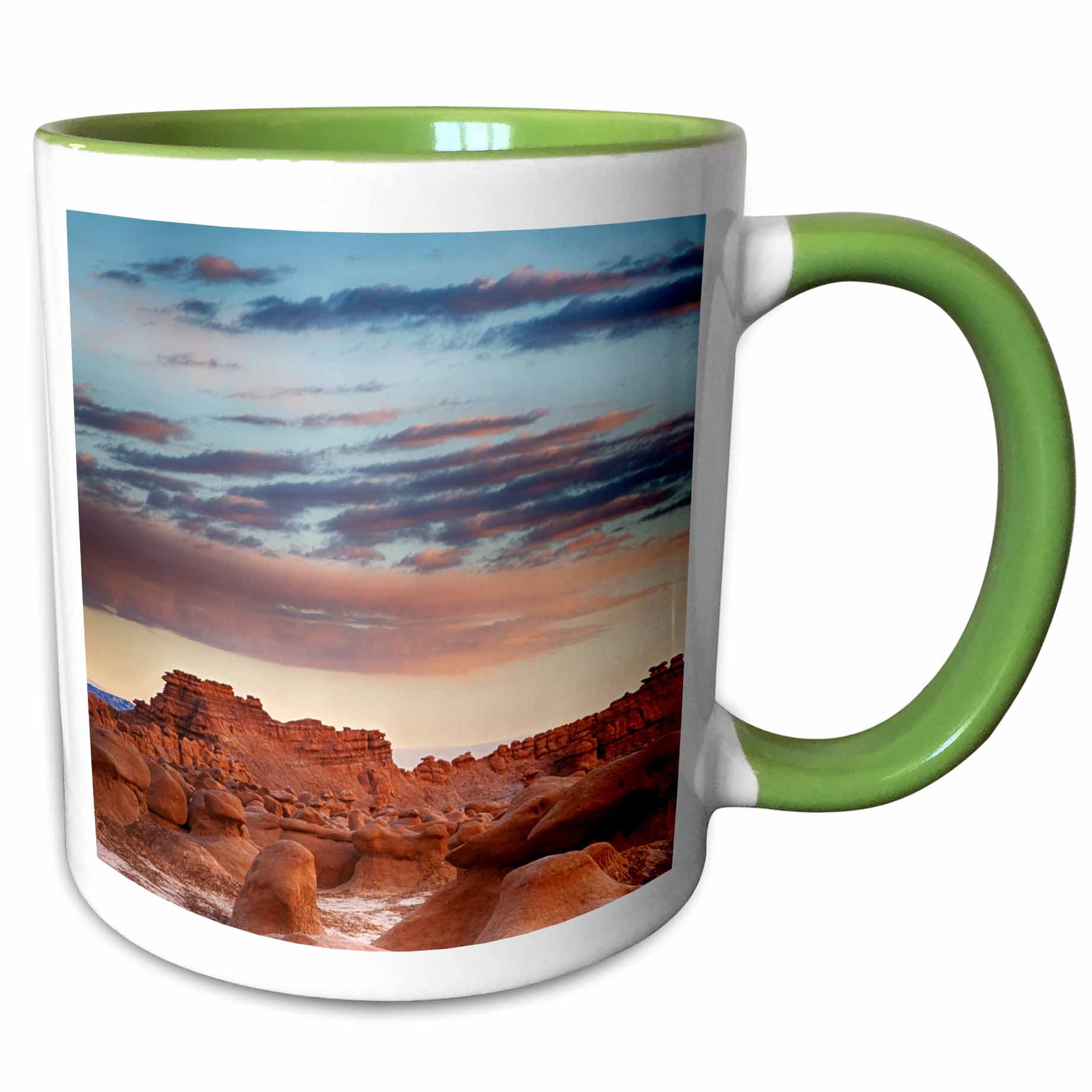 USA, Utah, Goblin Valley SP. Gnome and goblin formations. 15oz Two-Tone ...