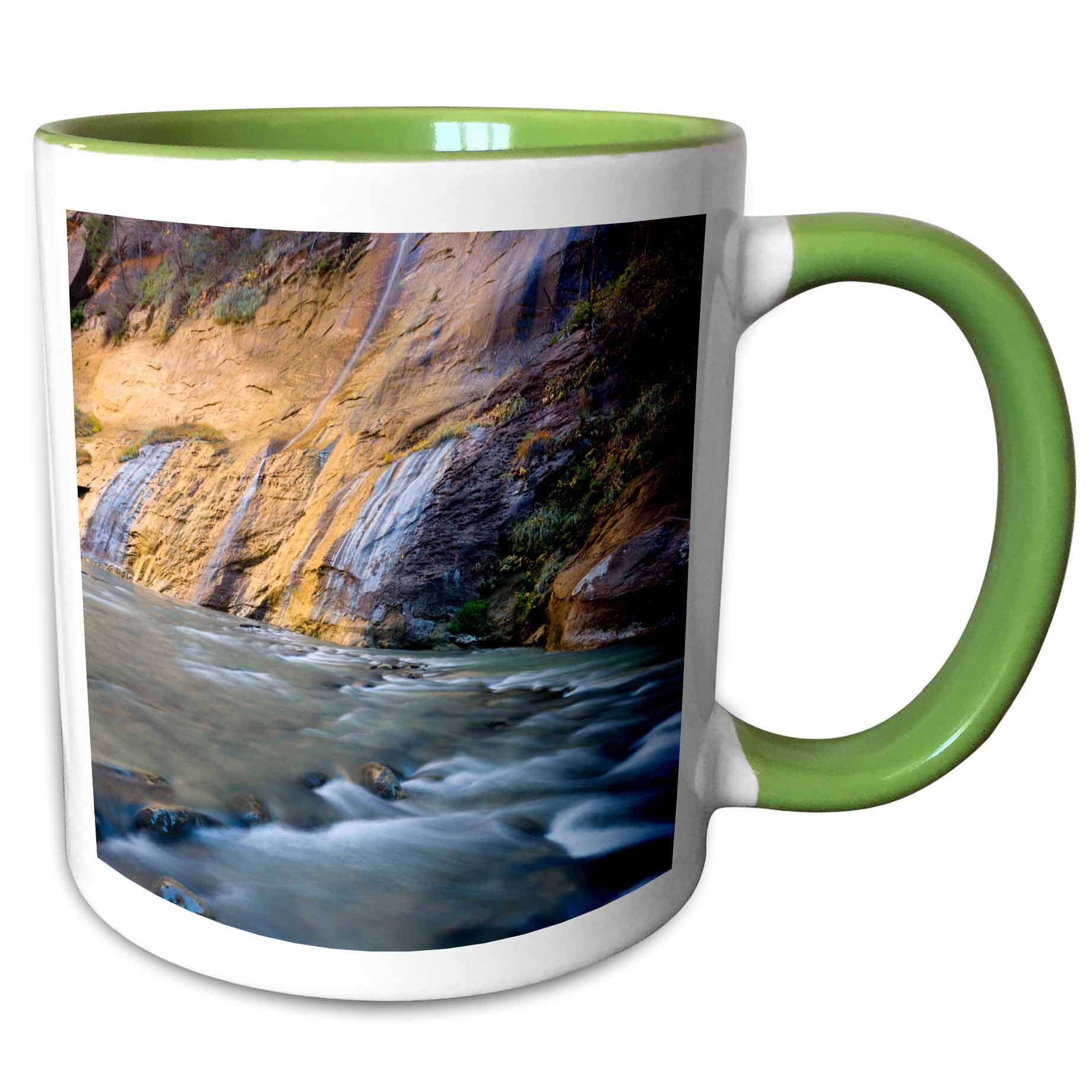USA, Utah, Zion National Park. The Narrows of the Virgin River. 11oz ...