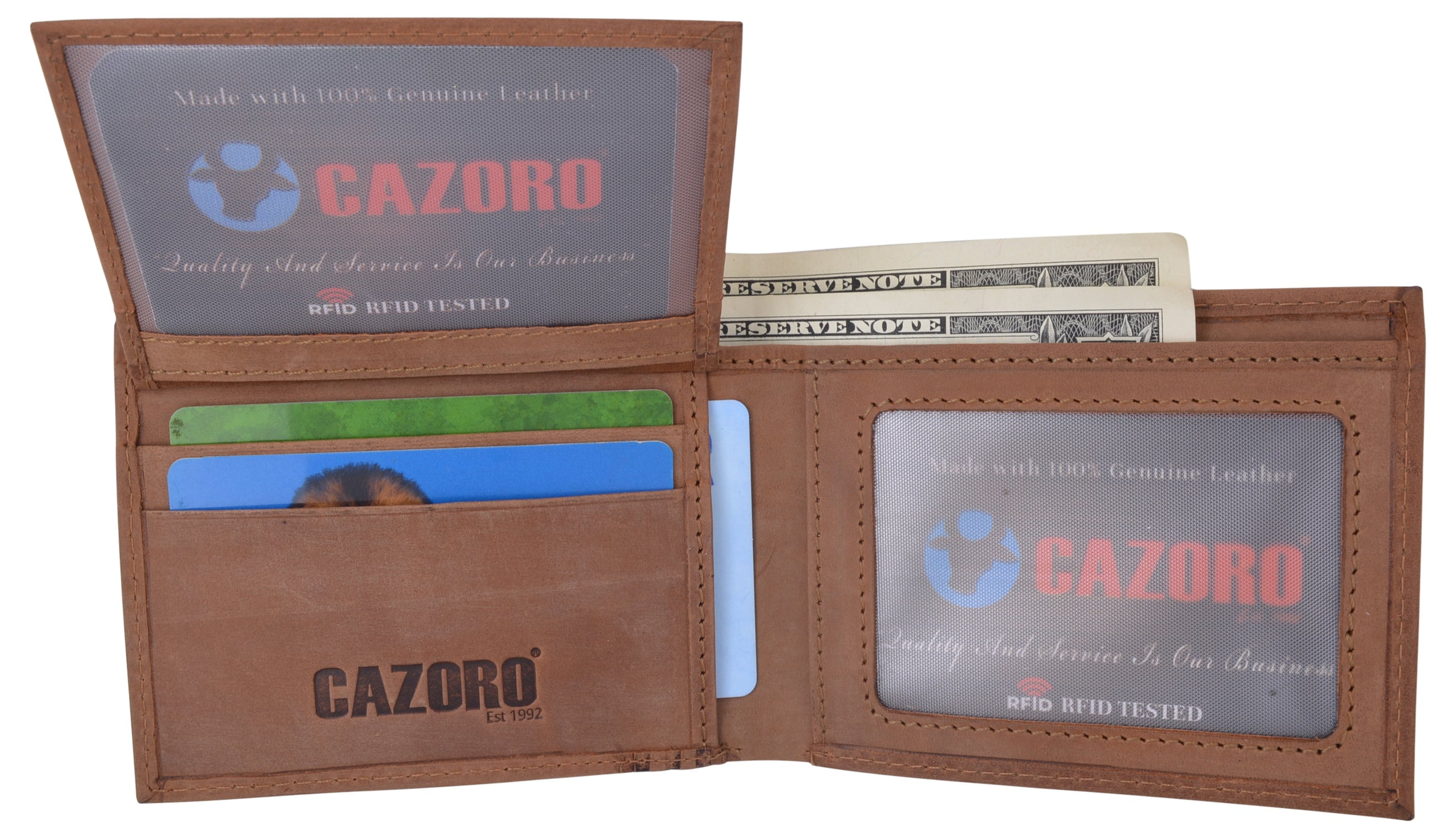 USA Wallets for Men RFID BLOCKING Leather Stylish Bifold Mens Wallet ...