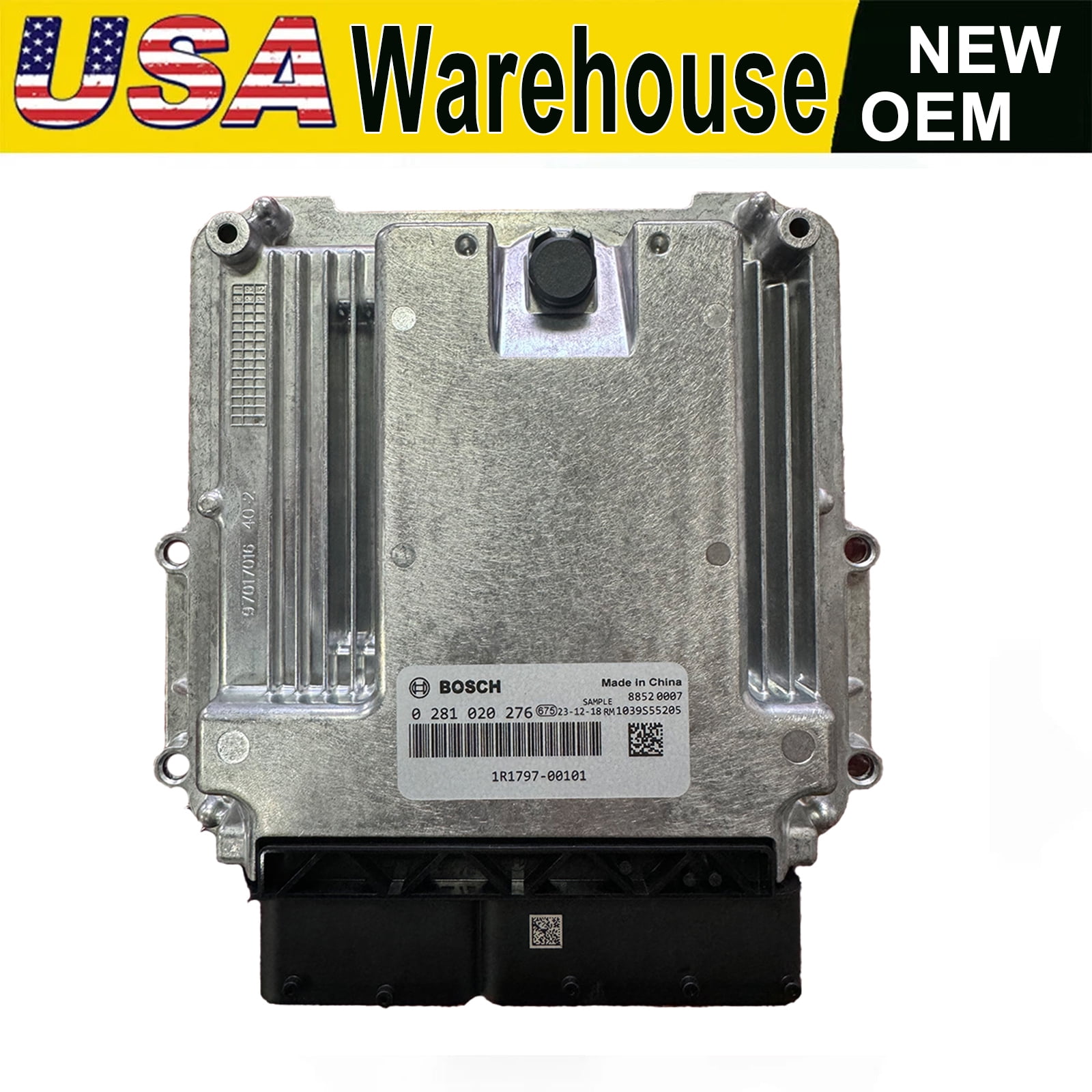 USA Warehouse ECU ECM Controller 1R1797-00101, 0281020276 for Yanmar ...