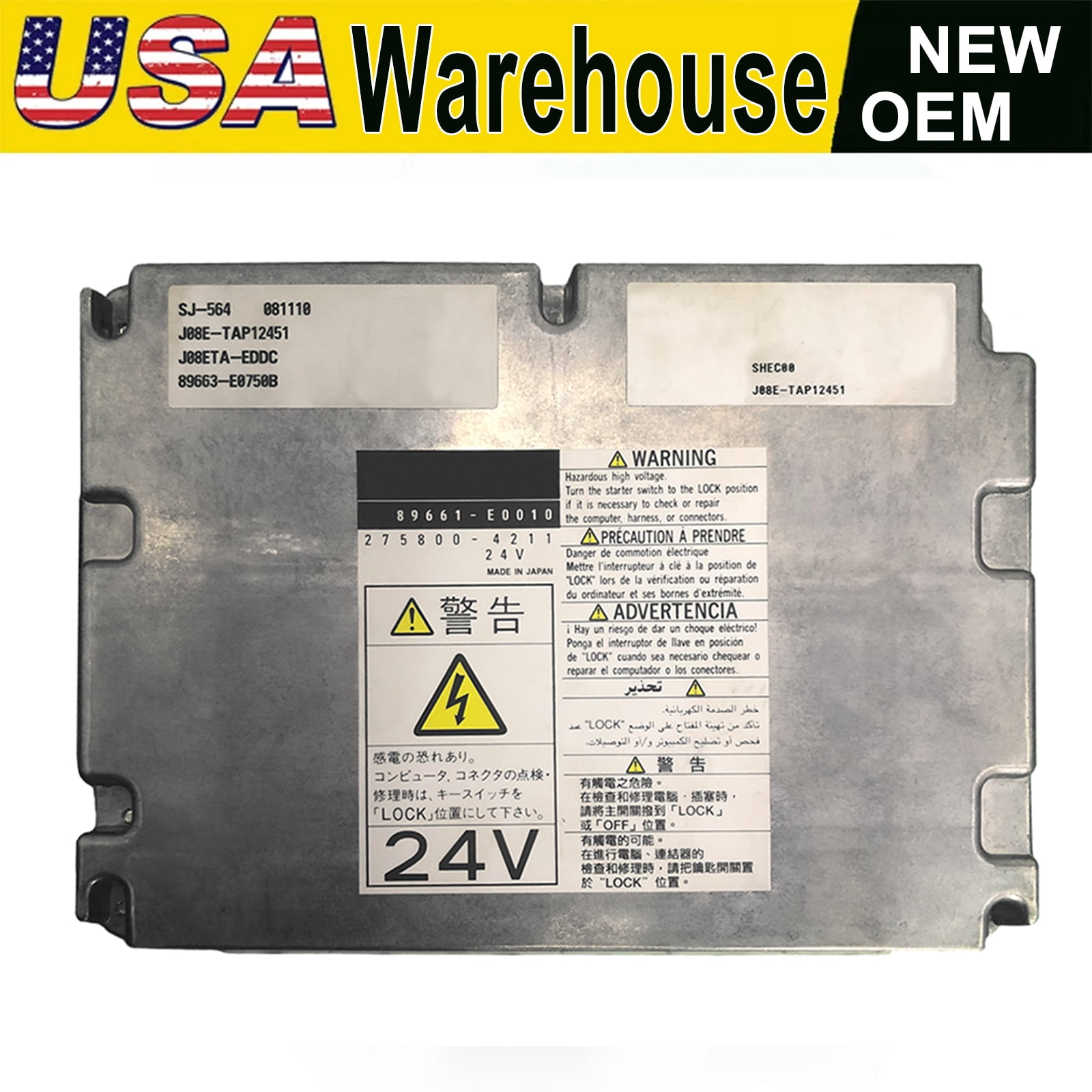 USA Warehouse HINO 500 TRUCK J08E Controller 89661-E0010 275800-4211 ...