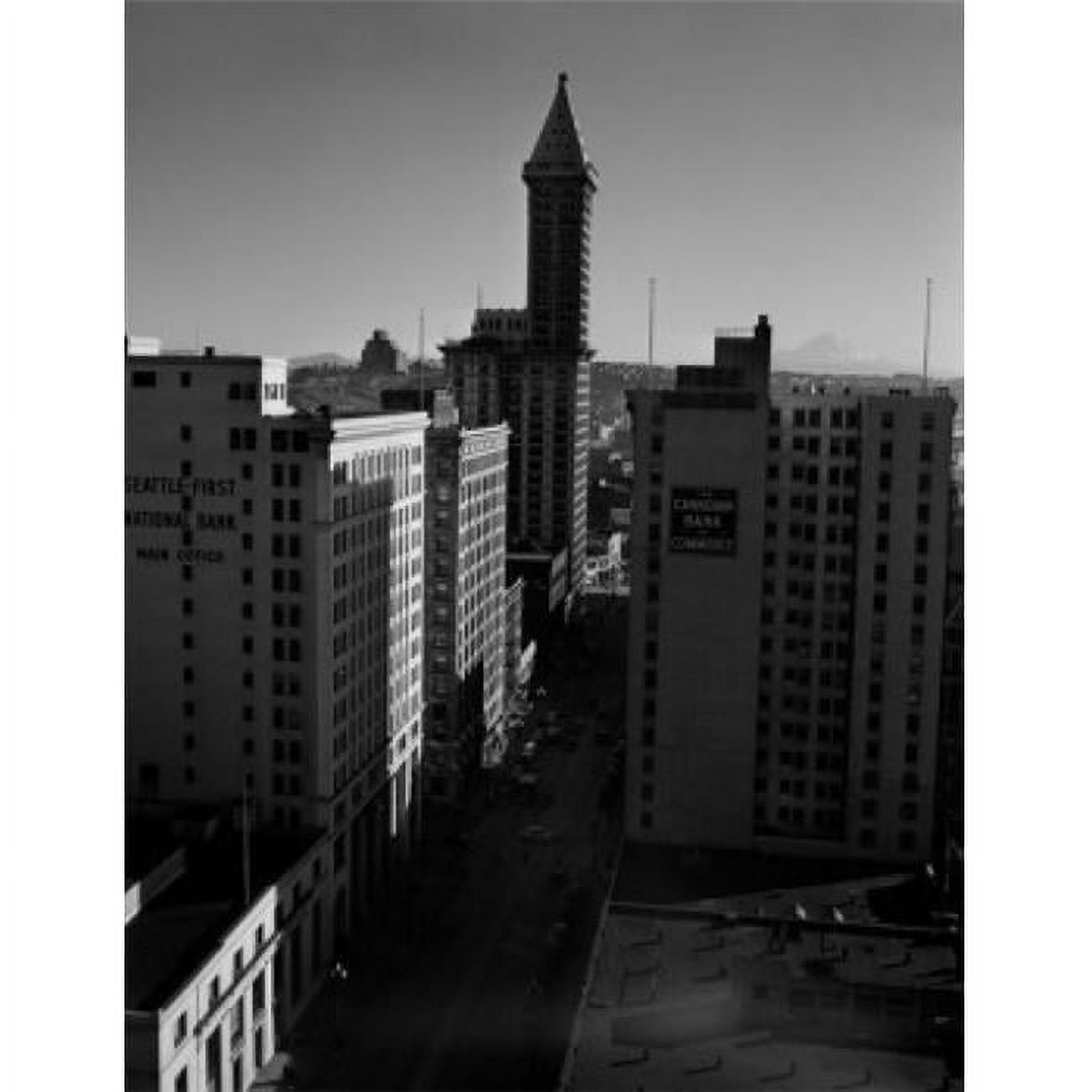 USA Washington Seattle Dexter Horton Building Poster Print - 18 x 24 in ...