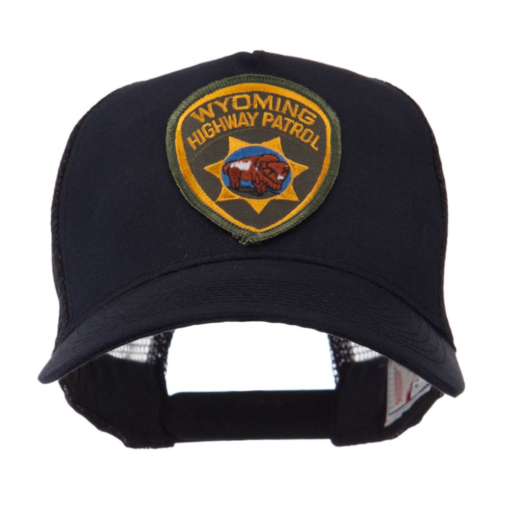 USA Western State Police Embroidered Patch Cap - WY Hwy OSFM - Walmart.com