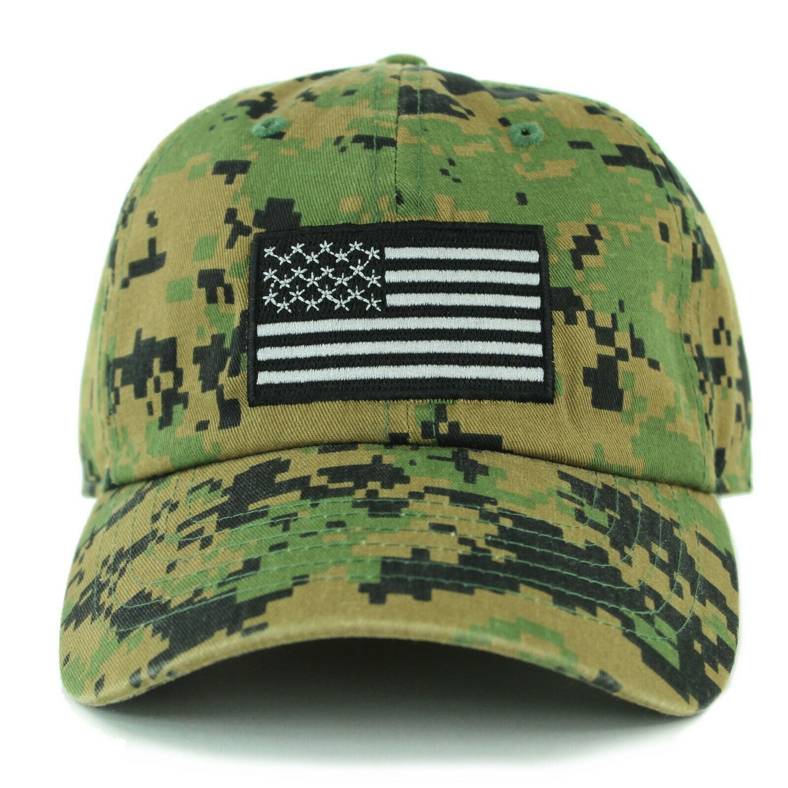 USA flag Embroidered baseball cap Black American Flag Newhattan ...