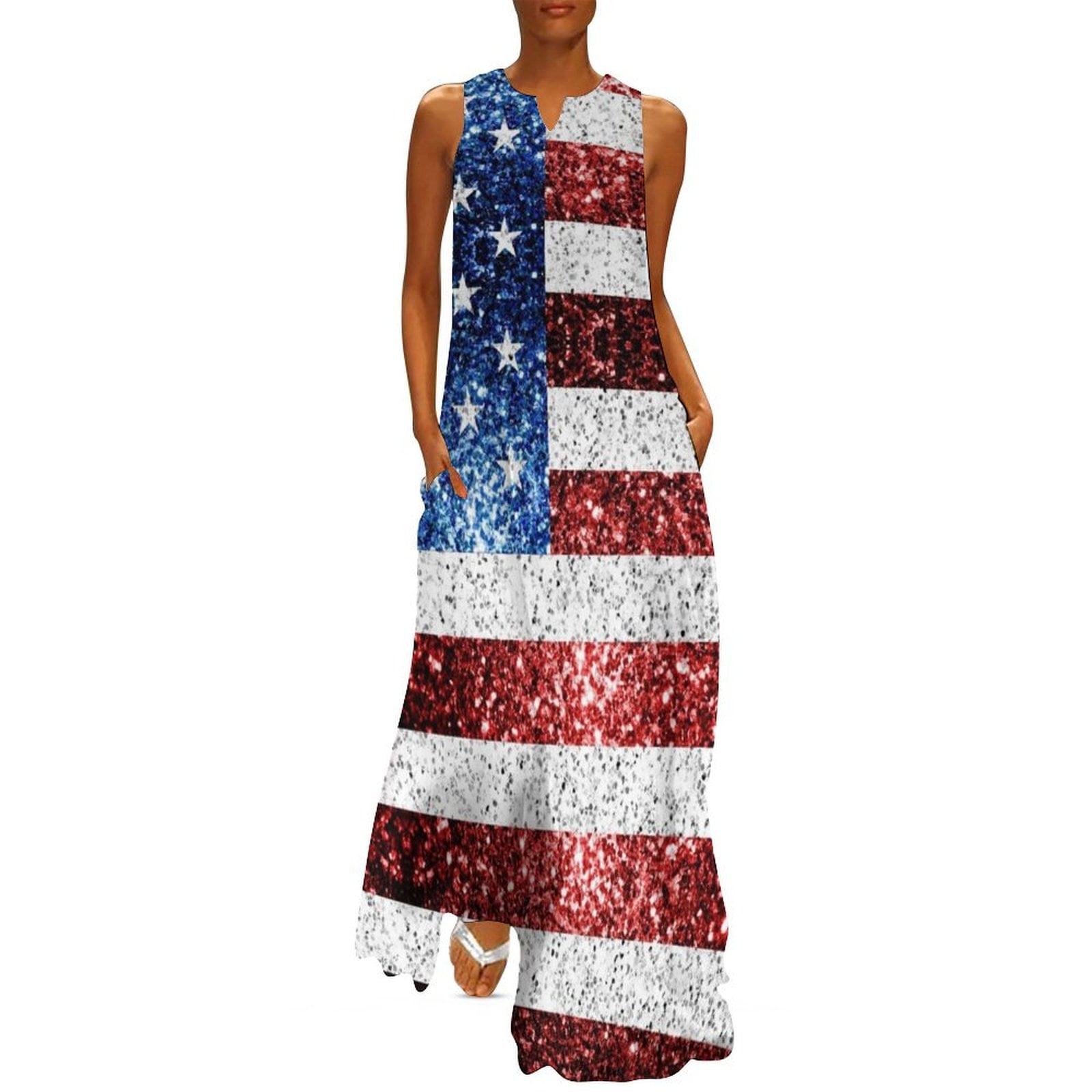 USA flag Red White Blue faux Sparkles America patriotic bling 4th of ...