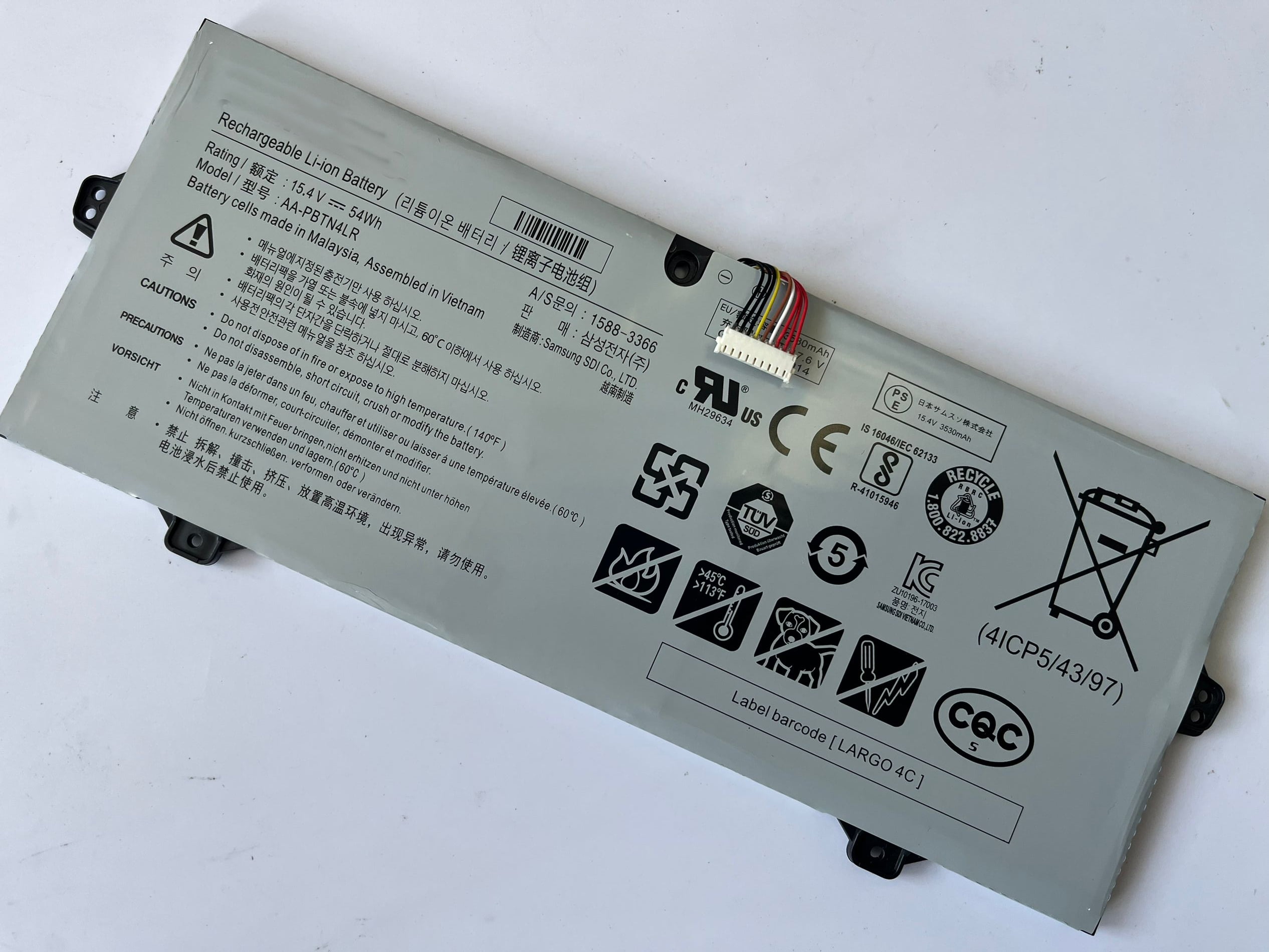 USA ship by usps NEW AA-PBTN4LR battery for Samsung Notebook 9 NT930SBE ...