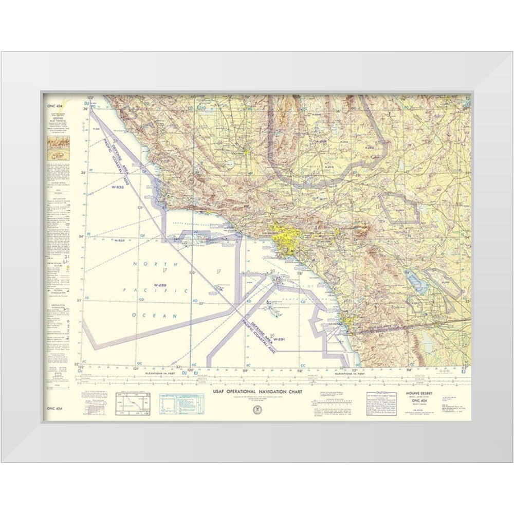 USAF 24x19 White Modern Wood Framed Museum Art Print Titled - Mojave ...